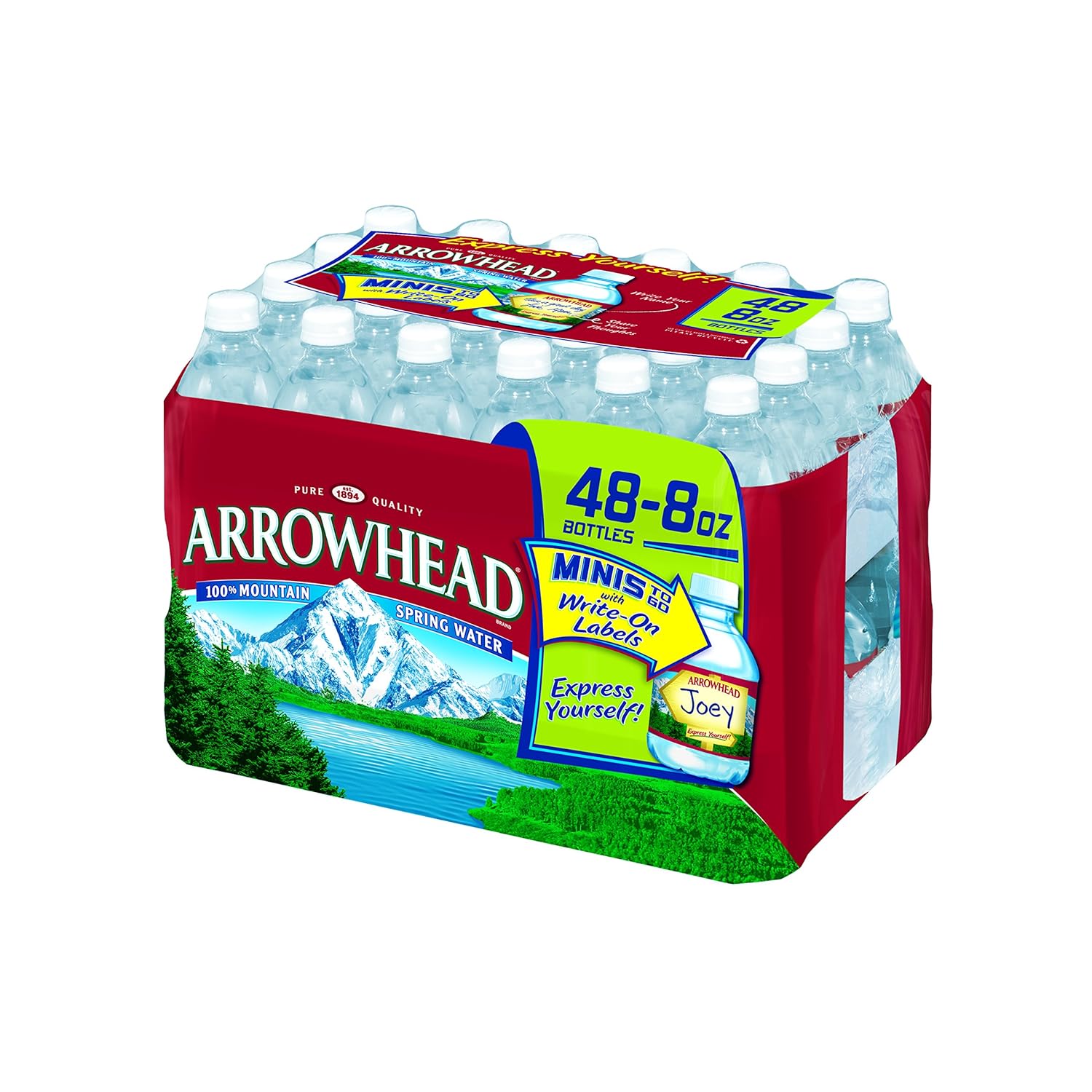 Amazon.com: Arrowhead Mountain Spring Water, 8 Oz (Carton of 48 ...