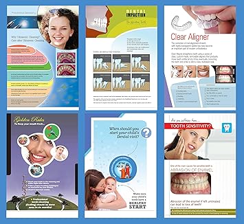 Dental Poster Bundle 25 (6 Posters) 13"x19"| Why ultrasonic cleaning ...