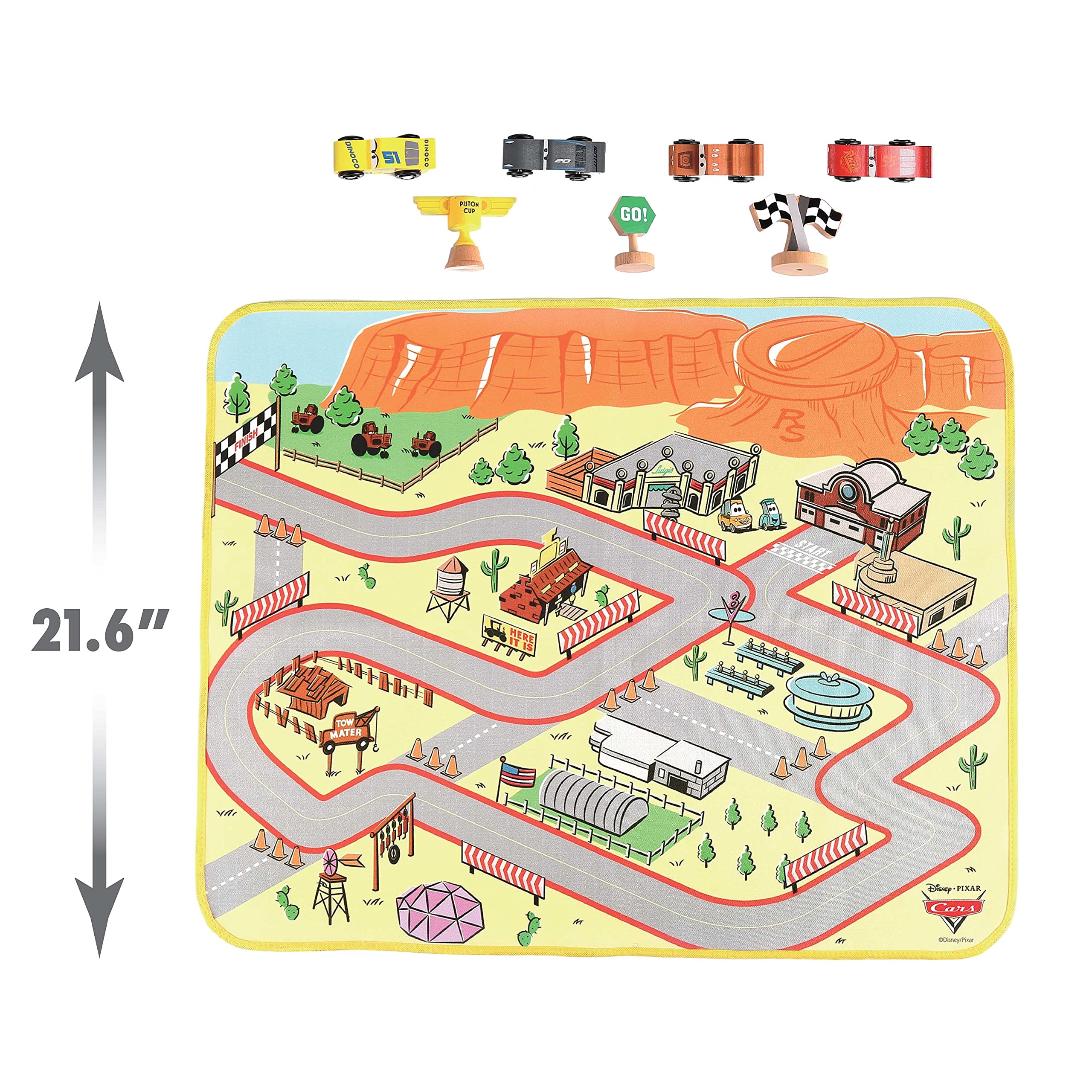Disney Cars Radiator Springs Map