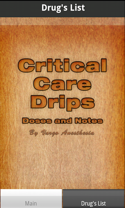 Critical Care Drips - App on Amazon Appstore