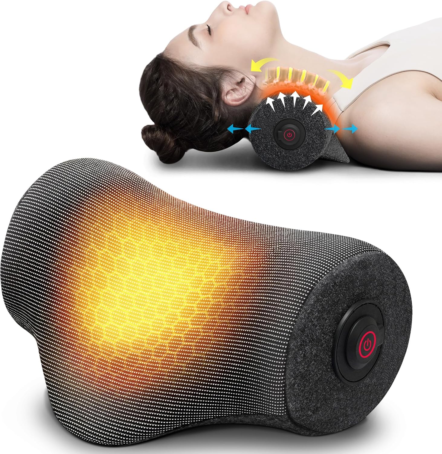 Amazon.com: Nekteck Wireless Neck Stretcher for Pain Relief, 5s Heated ...
