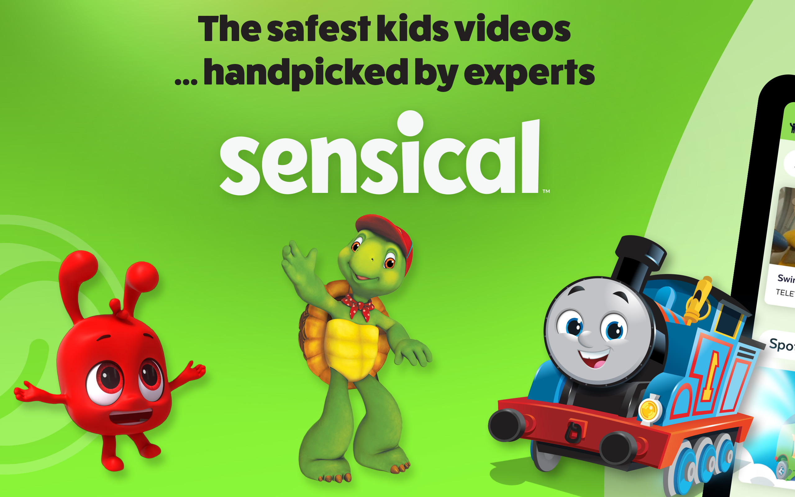 SENSICAL - The safest free streaming for kids with favorite characters ...