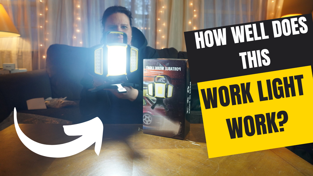 Watch How Well Is The Preformance On This Portable Work Light? on ...