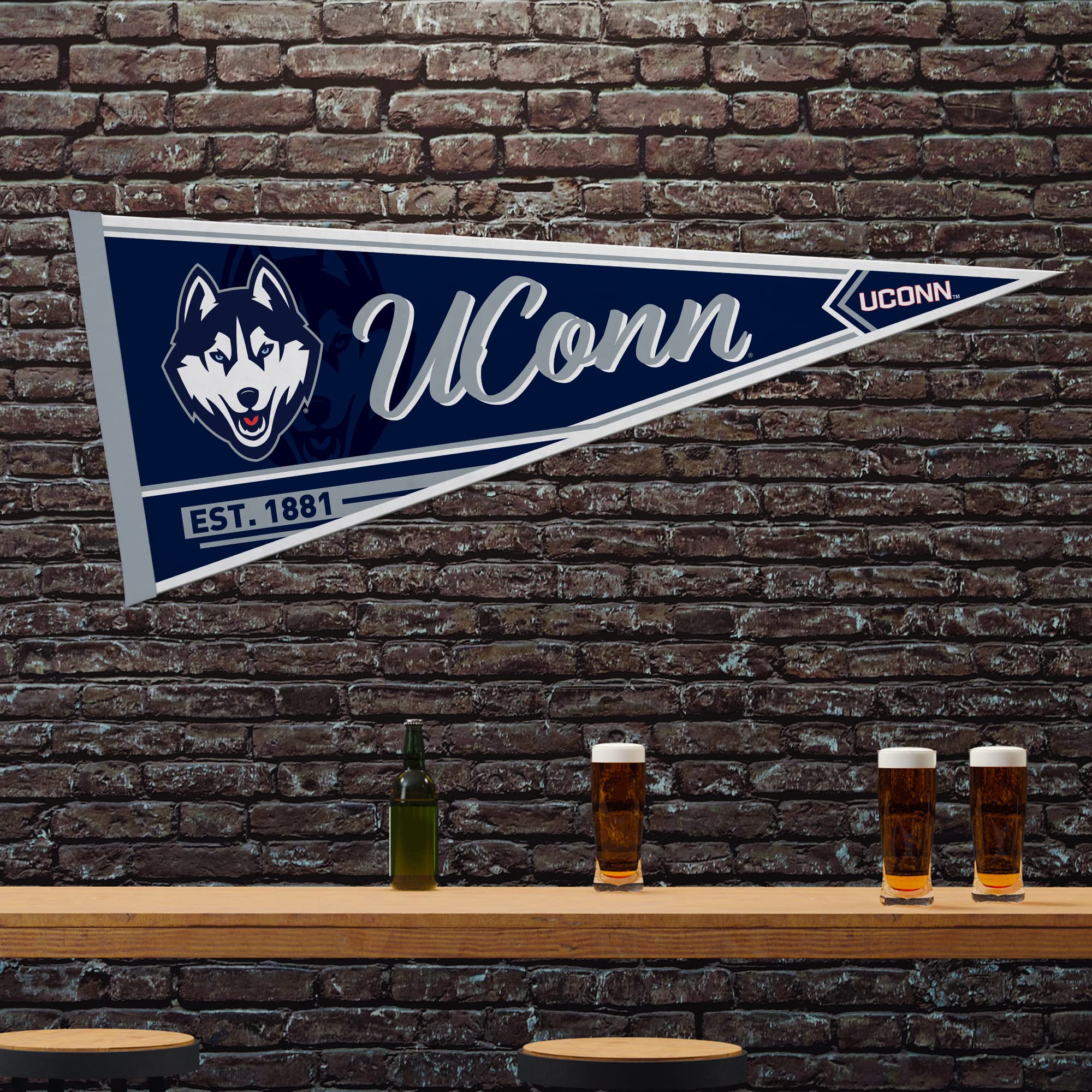 Snapklik.com : NCAA Connecticut Huskies - UCONN UCONN Classic 12" X 30 ...