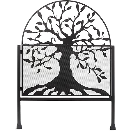 Amazon.com : Plow & Hearth Metal Tree of Life Arched Garden Arbor with ...