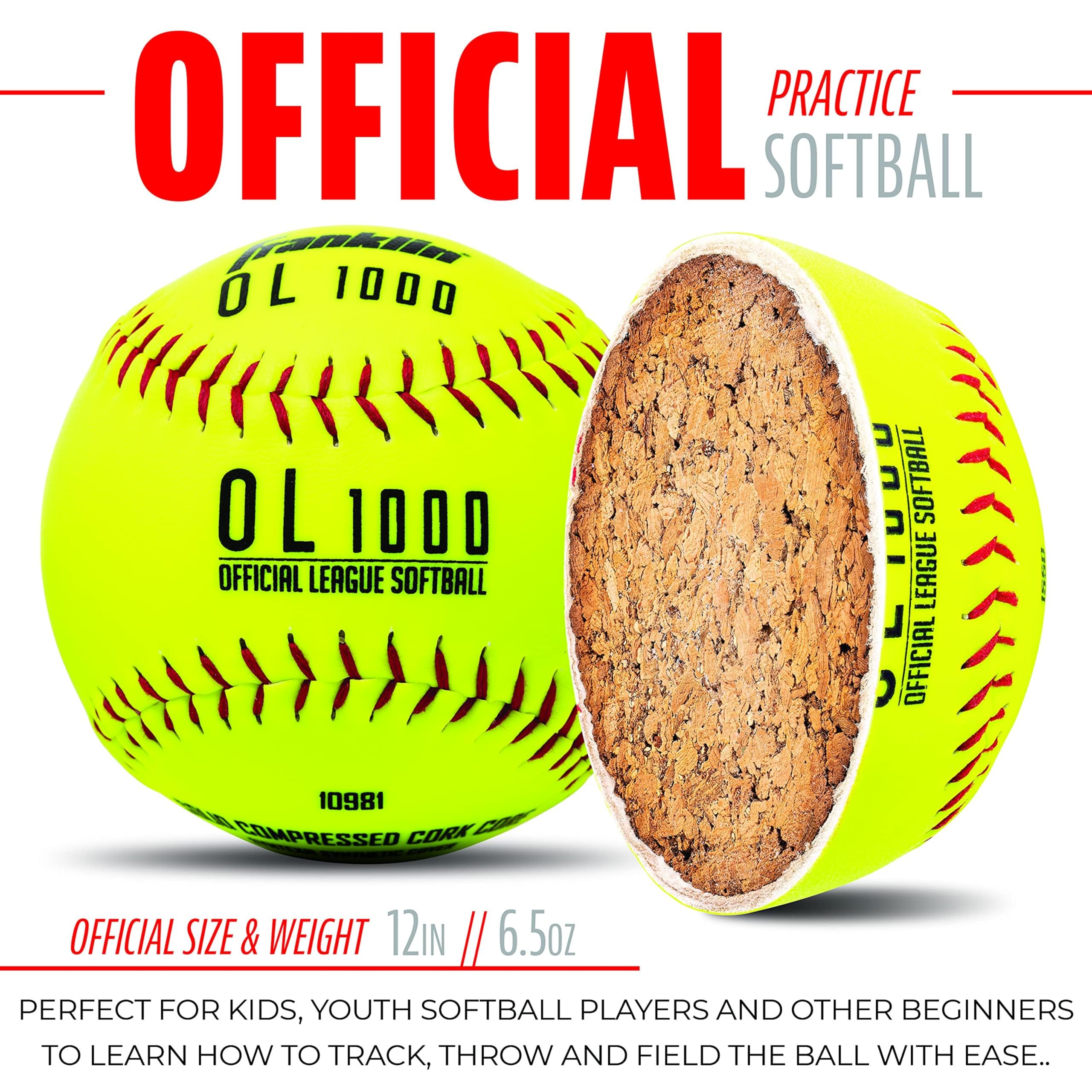 Snapklik.com : Franklin Sports Official Size Softballs