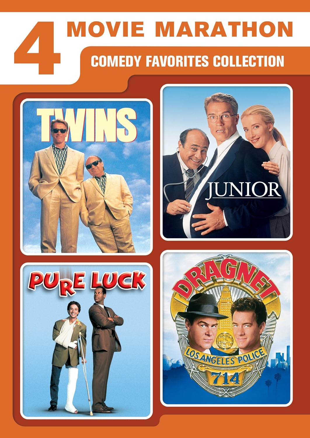 Amazon.com: 4-Movie Marathon: Comedy Favorites Collection (Twins ...