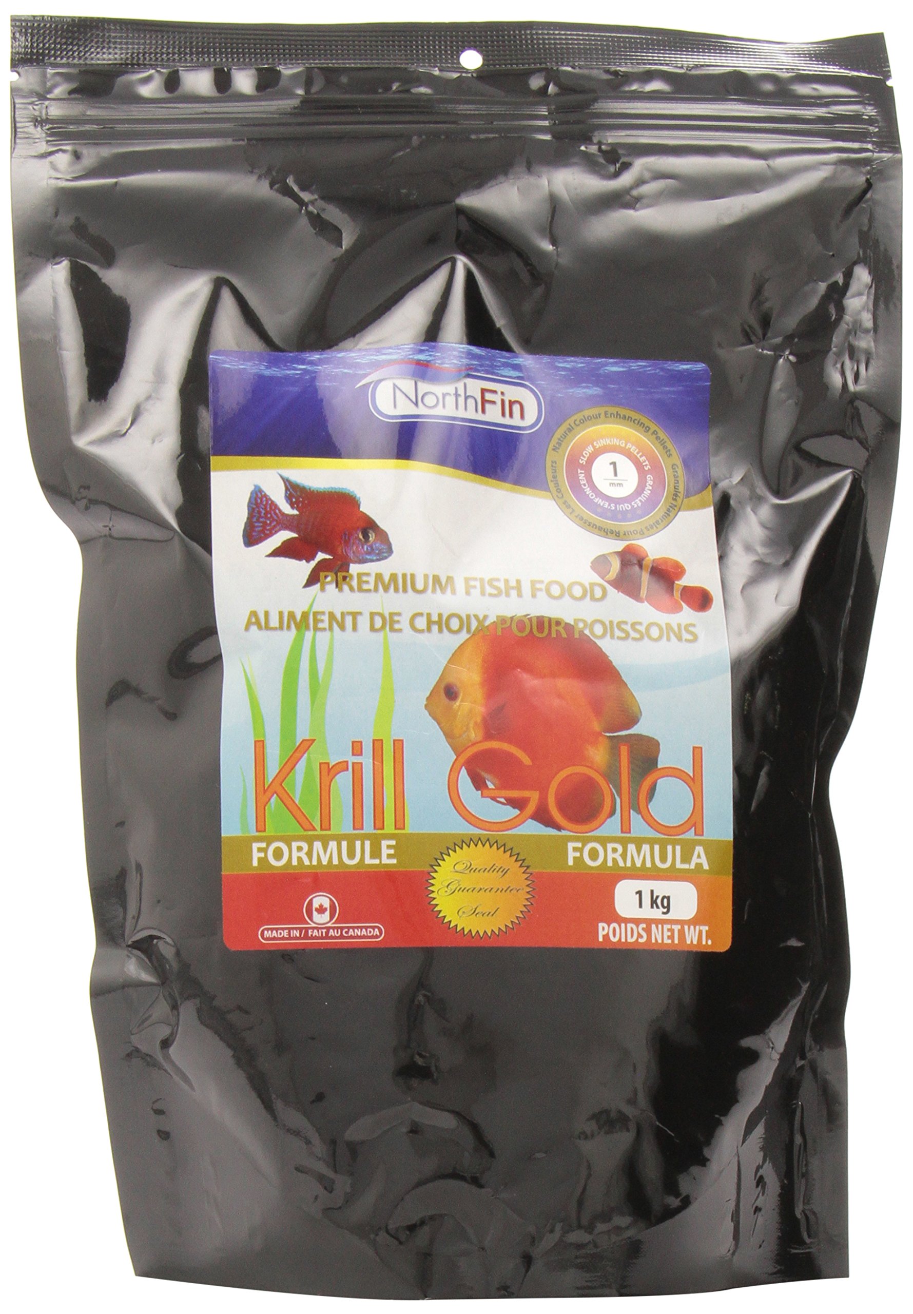 Buy Northfin Food Krill Gold 1mm Pellet 1kg Package Online at ...