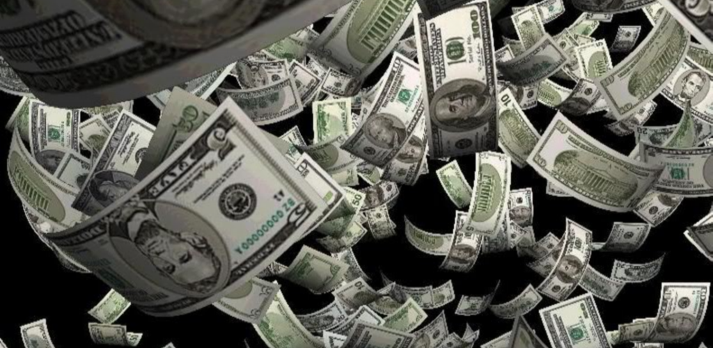 Raining Money Wallpaper