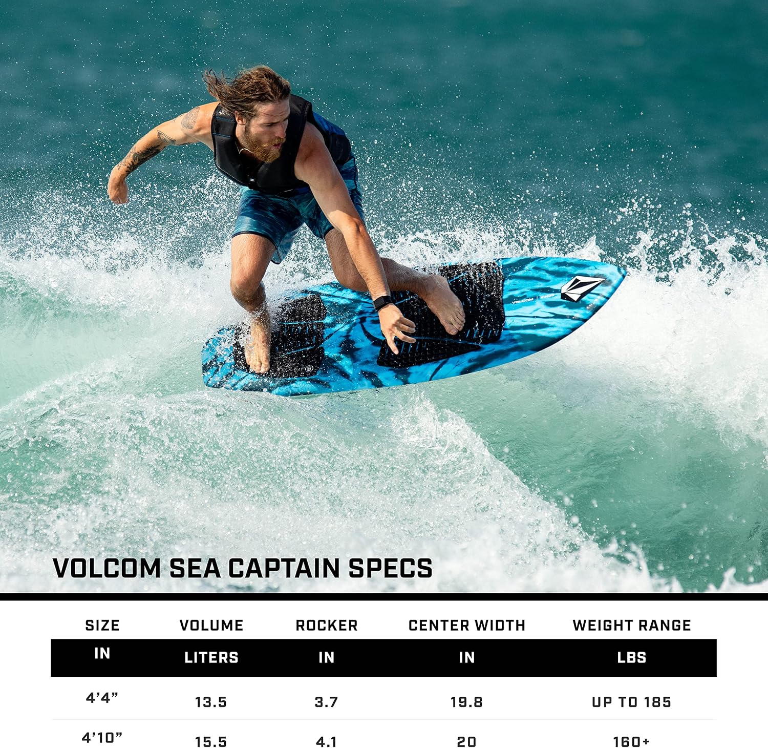 Ronix Volcom Sea Captain Wakesurf Board – Yaxa Colombia