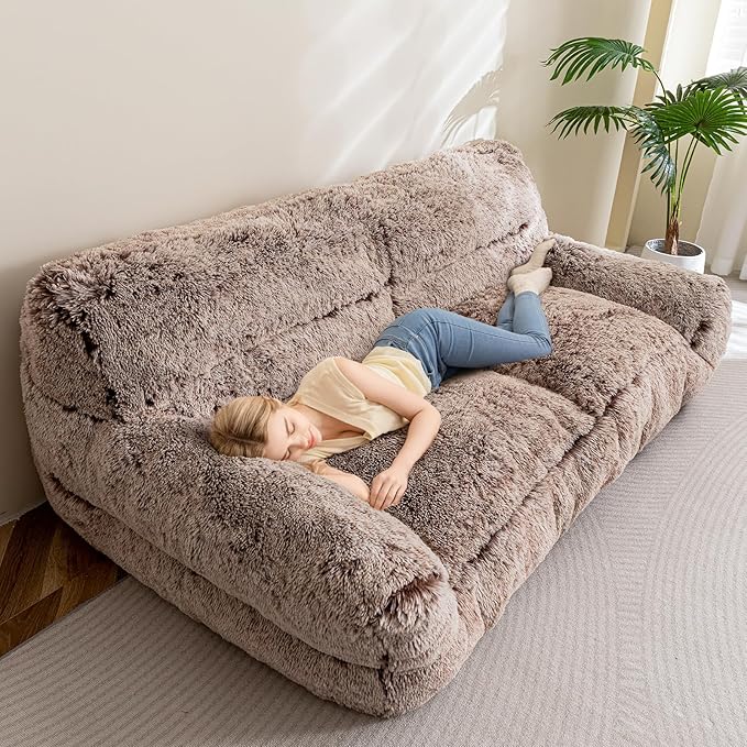 Amazon.com : HIGOGOGO Giant Human Dog Sofa Bed, Big Comfy Floor Sofa ...