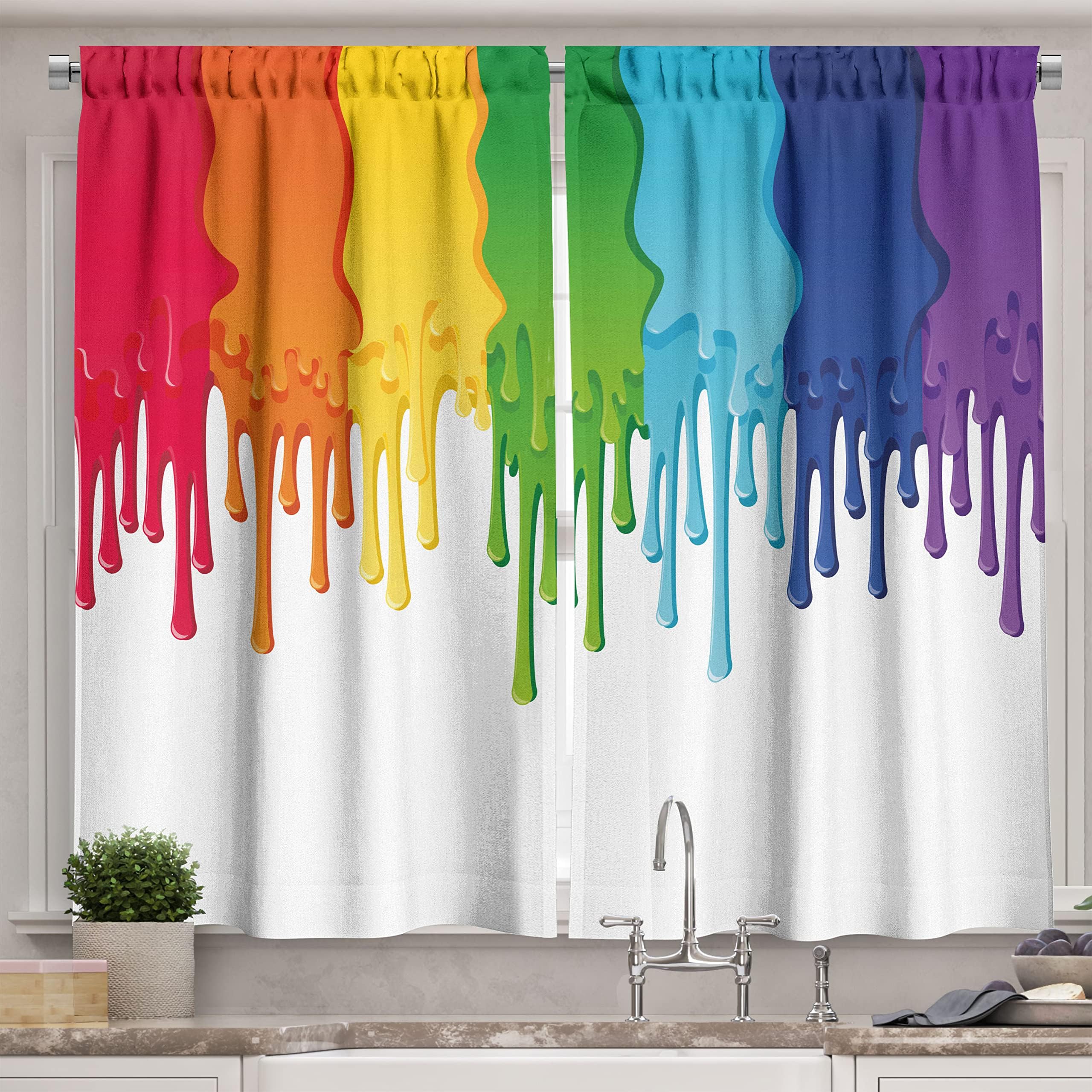Amazon.com: Yorida ABC Classroom Curtains, Kids Curtains, Kids Bedroom ...