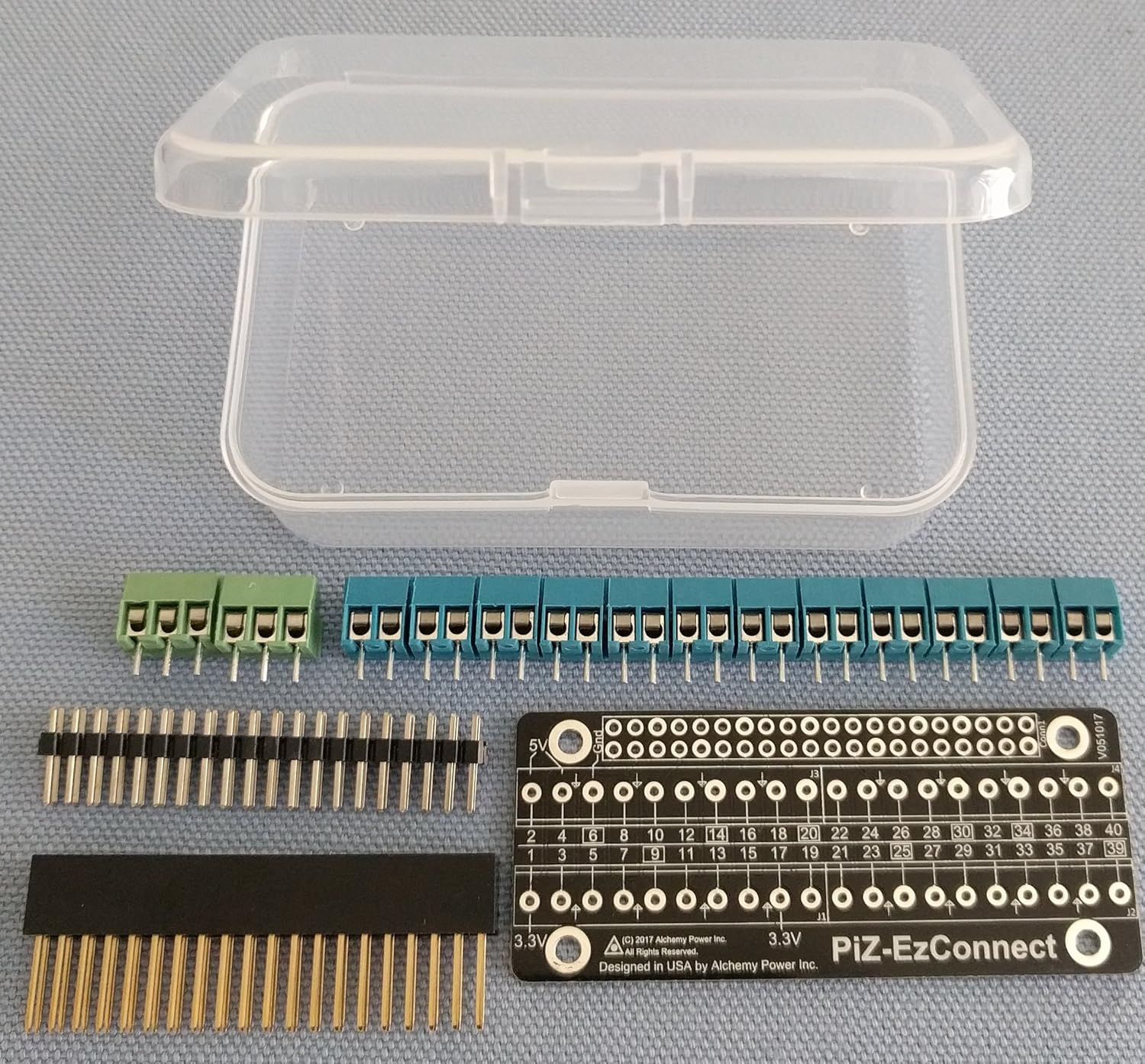 Pi-Zero-EzConnect KIT. Build your own GPIO connector for a Pi-Zero, Pi ...