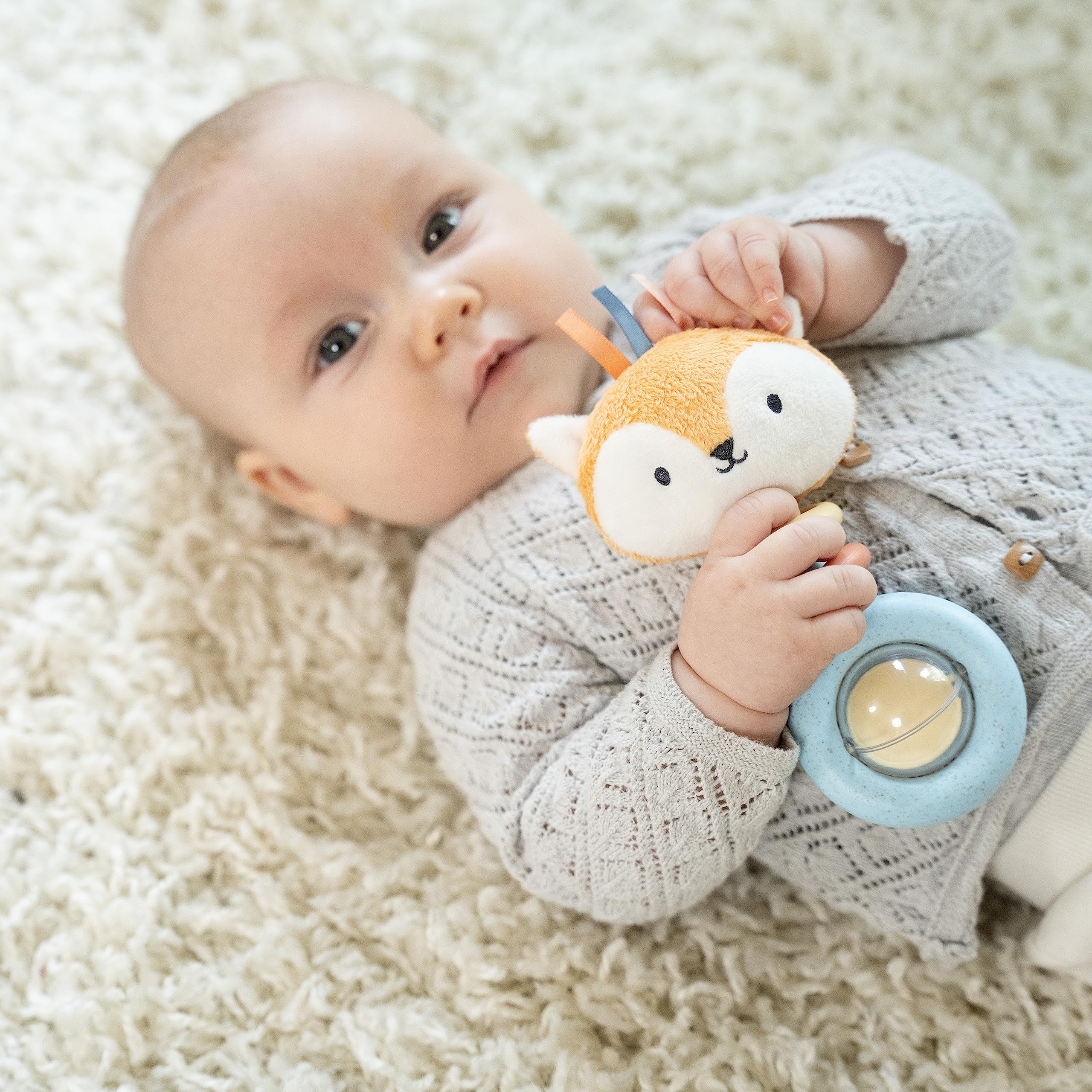 Snapklik.com : Kitt Ring Rattle For Baby, Plant-Based And BPA-Free ...