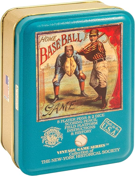 Amazon.com: Channel Craft TTHB Home Baseball in a Vintage Game Tin ...