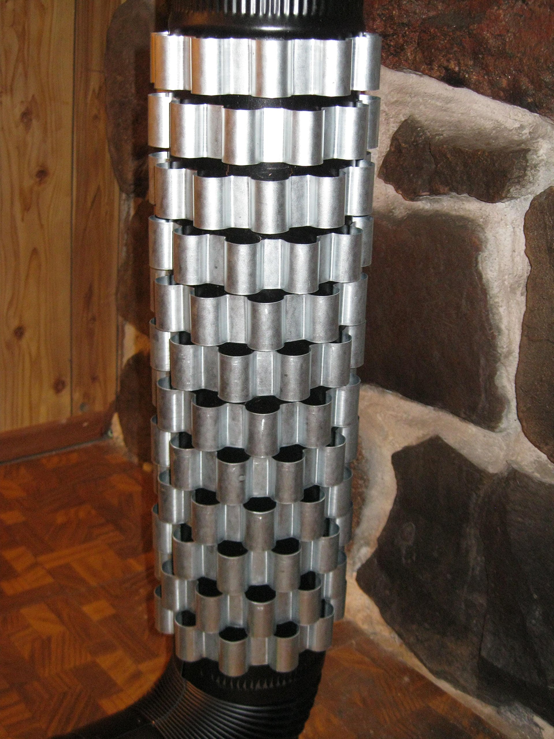 Stove Pipe Heat Fins