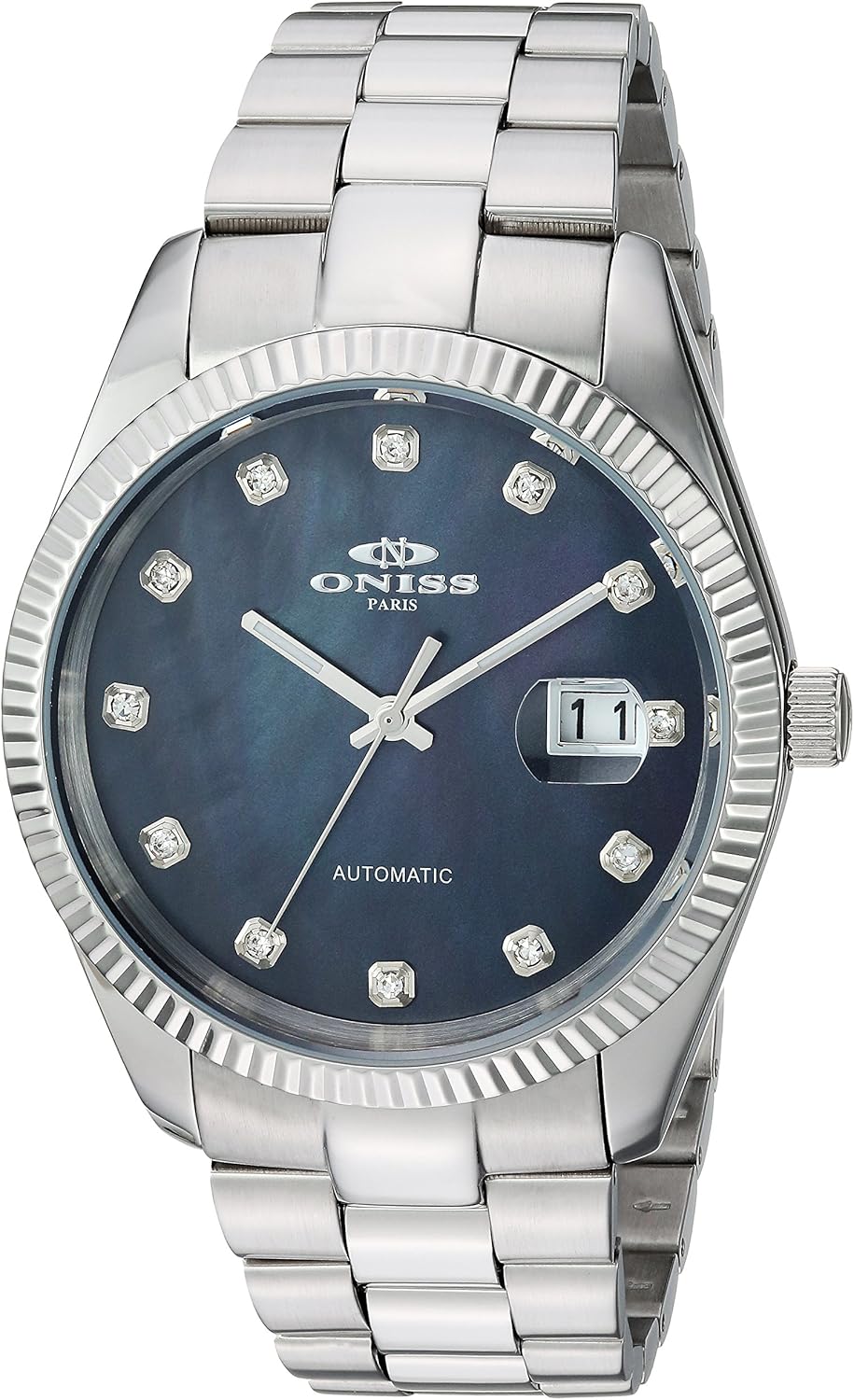 Amazon.com: Oniss Paris Unisex ON3885-BLK Allure -X Collection Analog ...