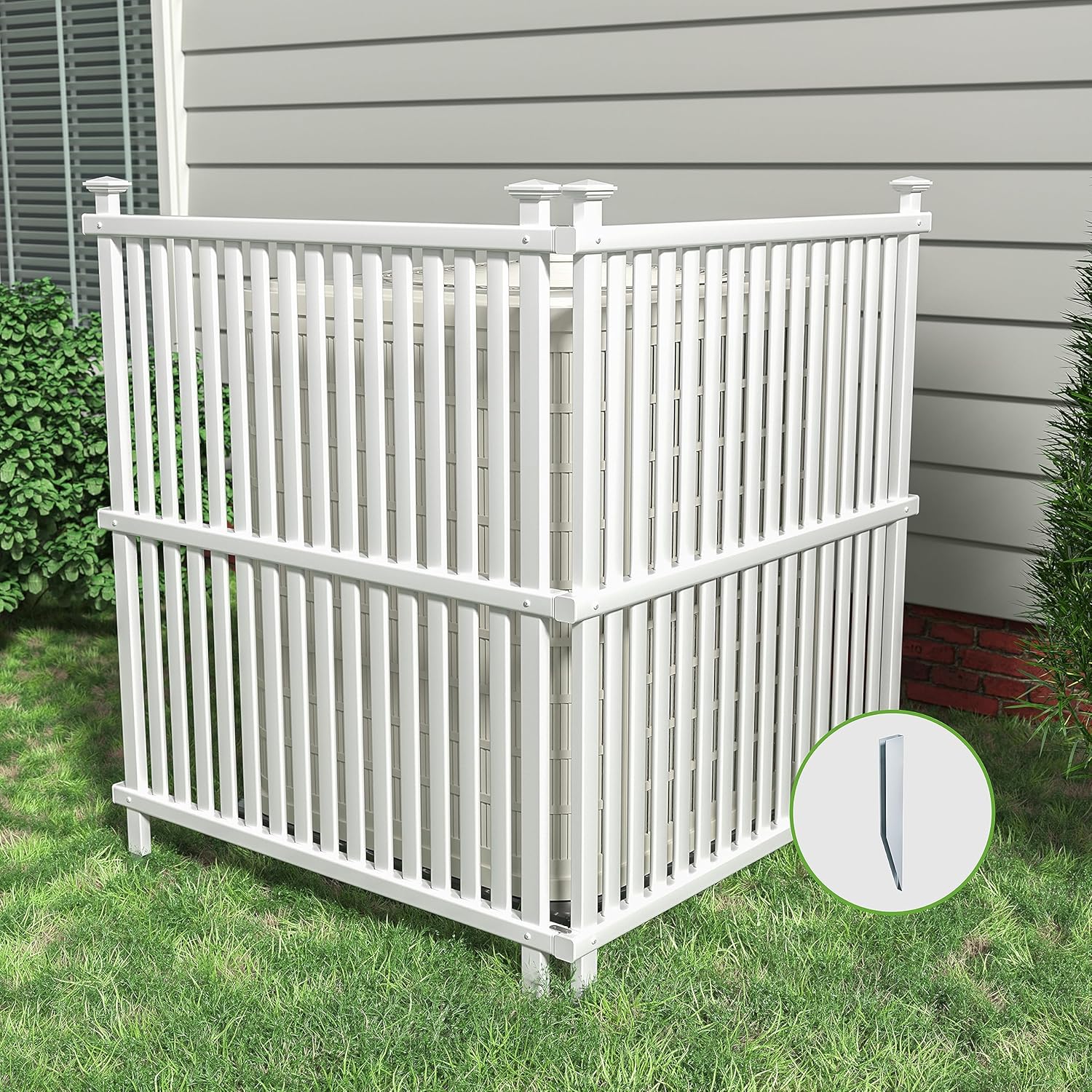 Amazon.com : Beimo Air Conditioner Fence 48 "H x 42 "W Privacy Screen ...