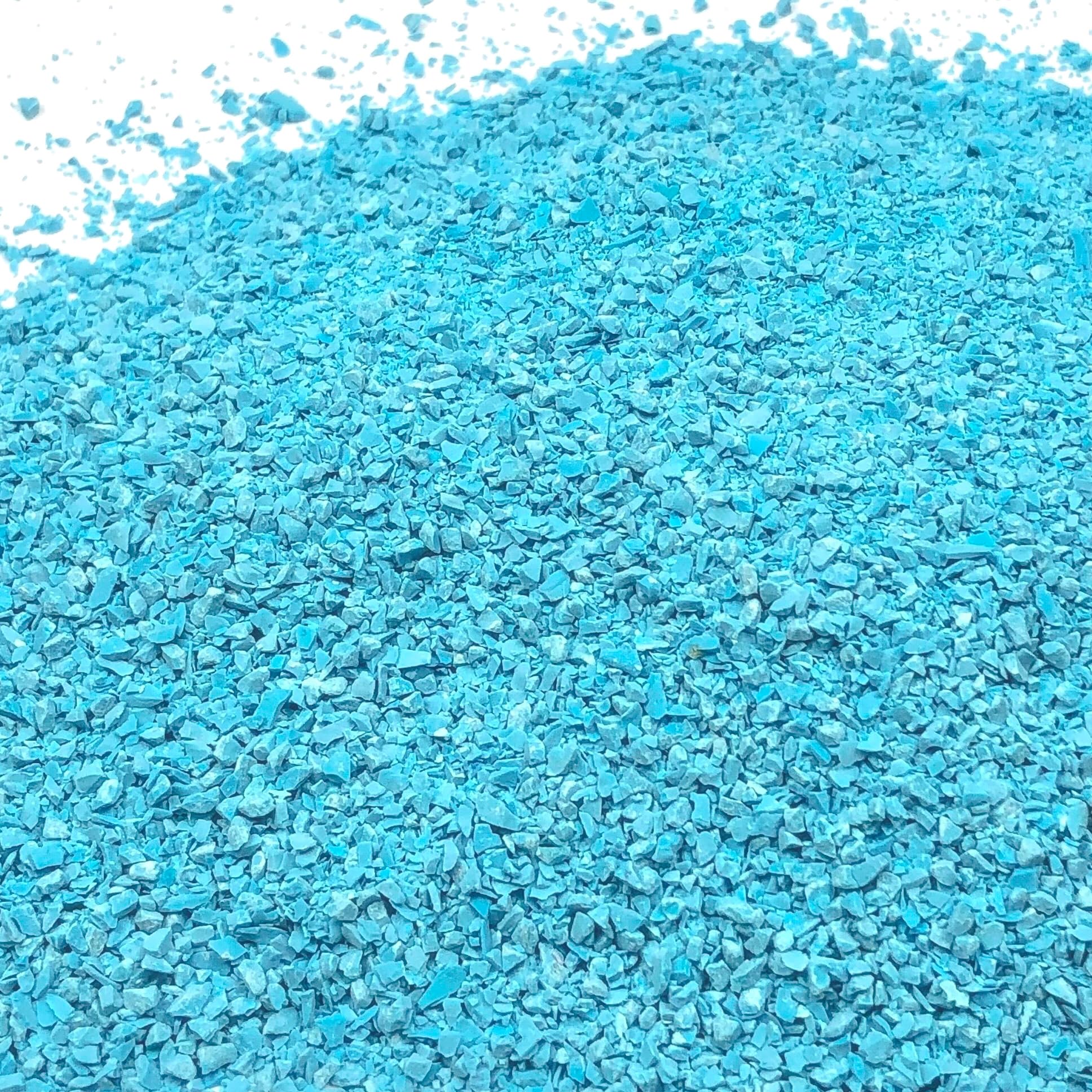 Amazon.com: Crushed Blue Turquoise (Lab-Created) Sand, 0.25mm-2mm, Sand ...