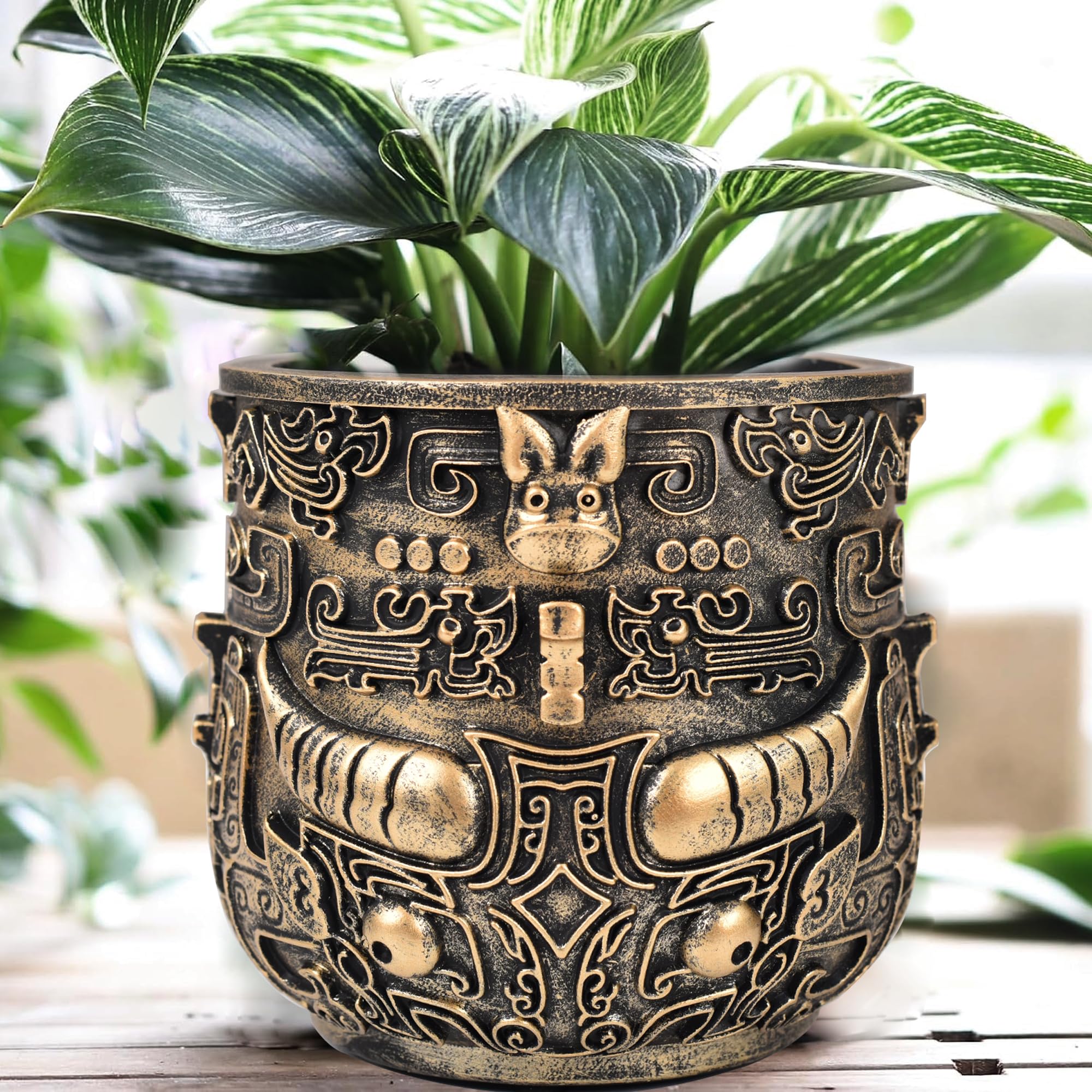 Amazon.com : Midogaigai Tribal Vintage Face Planter,Lightweight Unique ...