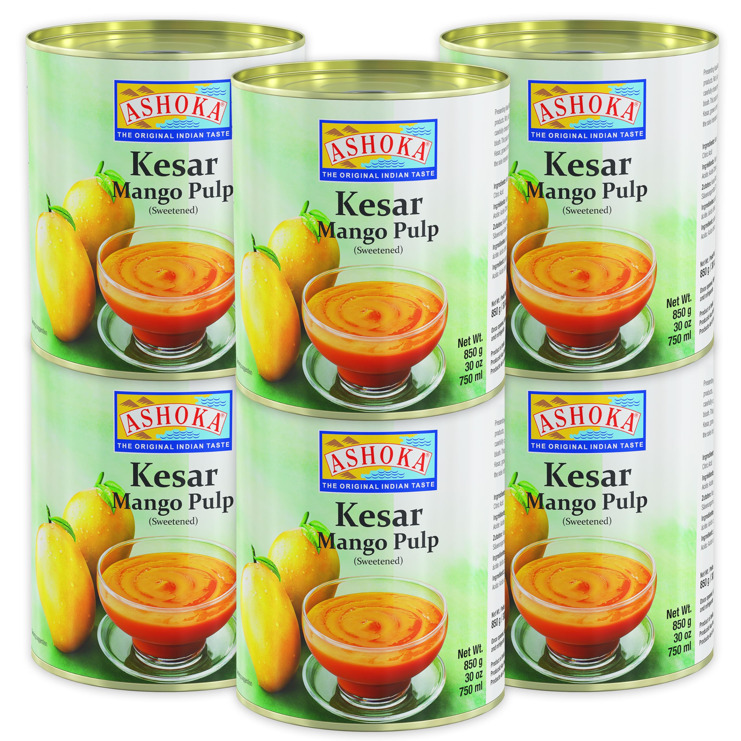Snapklik.com : Ashoka Premium Mango Puree, Sweetened Kesar Mango Pulp ...