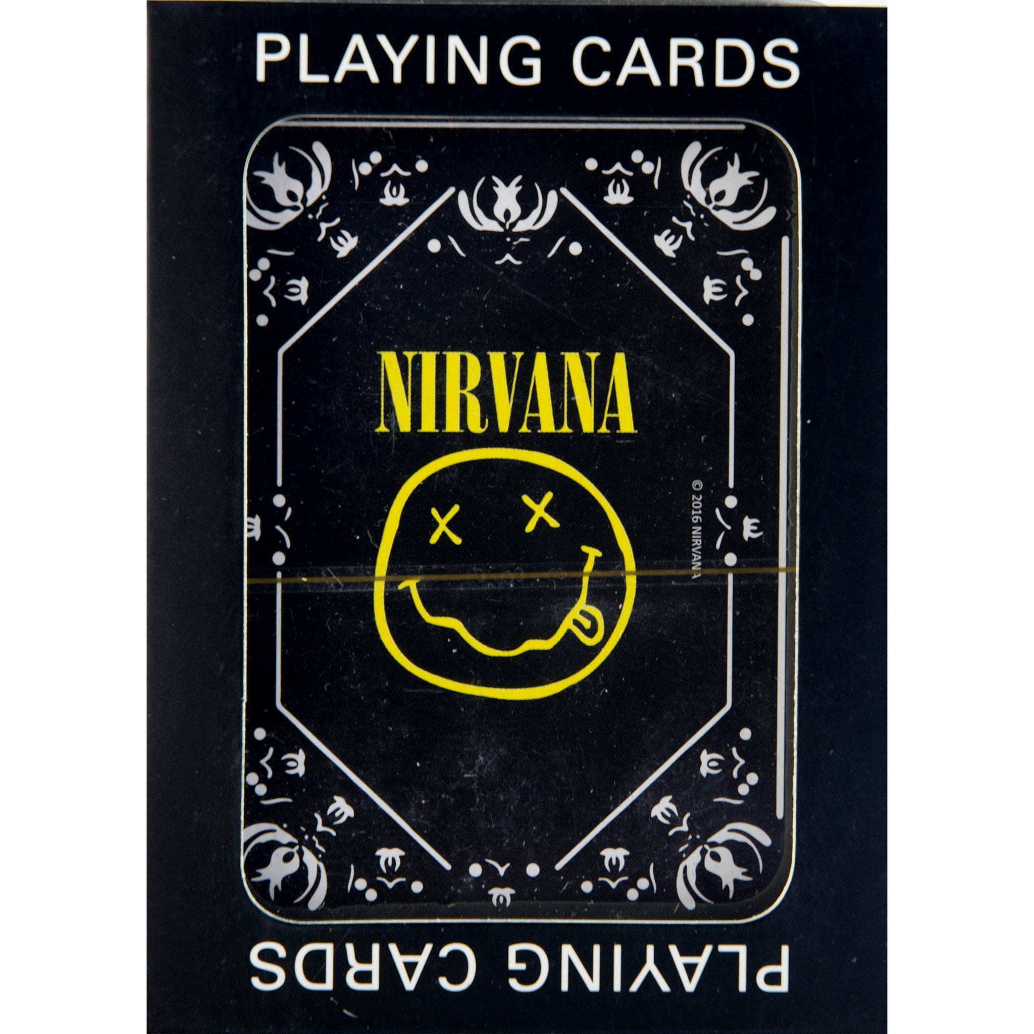 Buy Iconic Concepts Nirvana Smiley Logo Single Deck Playing Cards ...