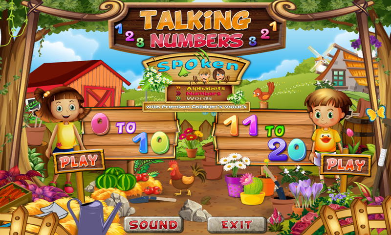 Talking Numbers ( 0 - 20 ) w/ Premium Children's Voices - Free e ...