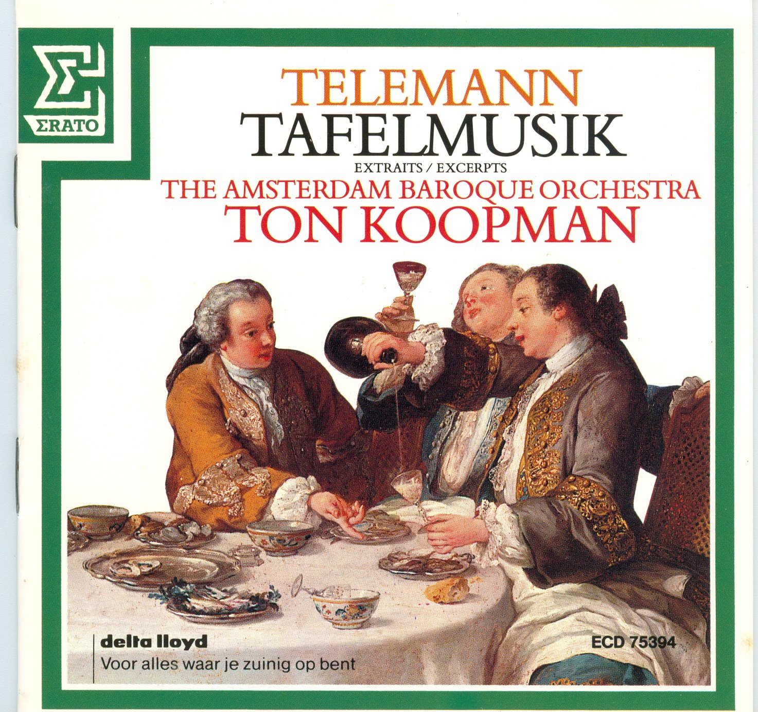 Koopman, Mathot - Telemann:Tafelmusik/Excerpts - Amazon.com Music