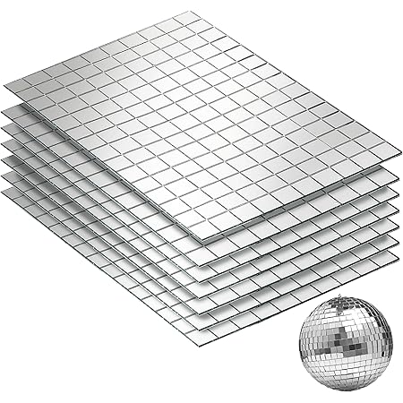 Amazon.com: PP OPOUNT 4720 PCS Disco Ball Tiles, 5 x 5 mm Self-Adhesive ...