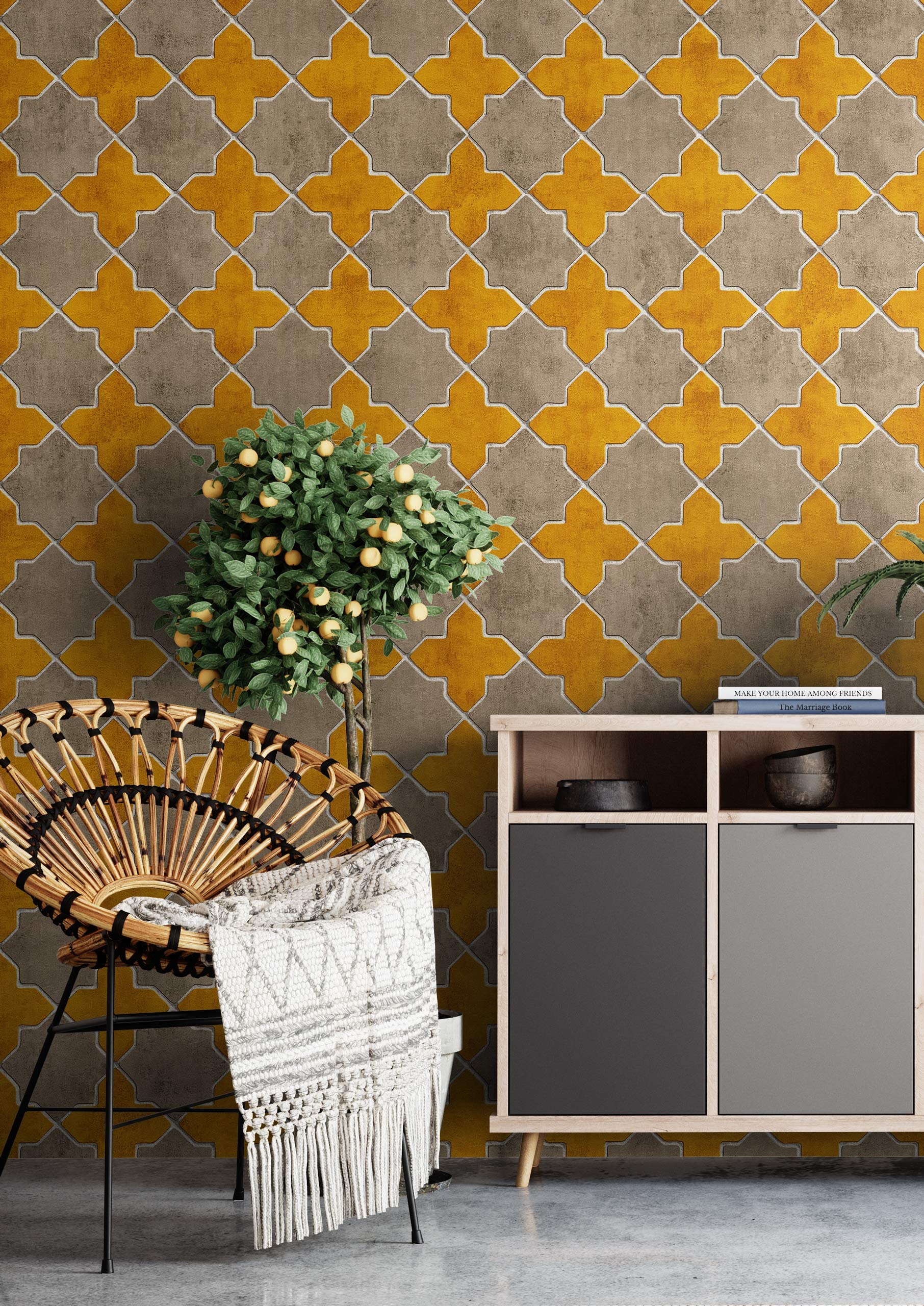 Moroccan Wallpaper For Walls 20 Inspiring Living Room Wallpaper Ideas