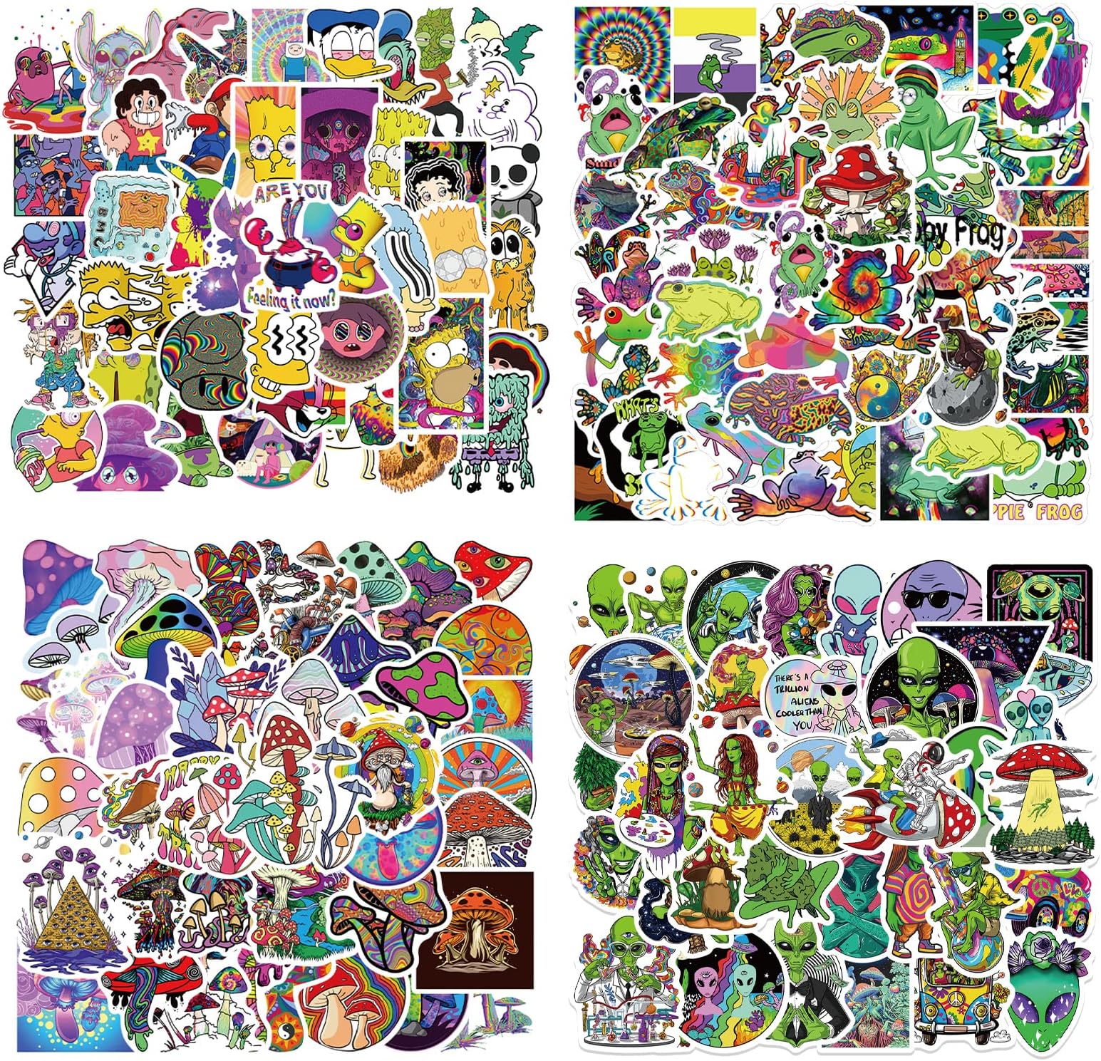 Amazon.com: 60PCS Pink Weed Stickers Vinyl Aesthetics Stickers for ...