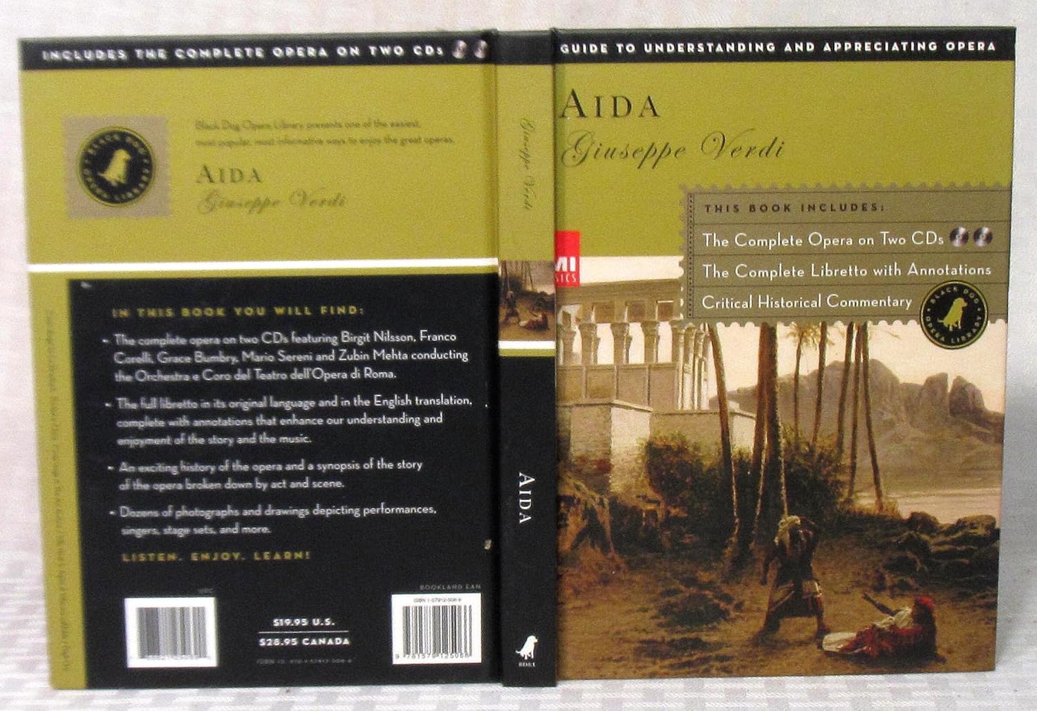 Aida: Black Dog Opera Library (Book & Audio CD): Verdi, Giuseppe ...