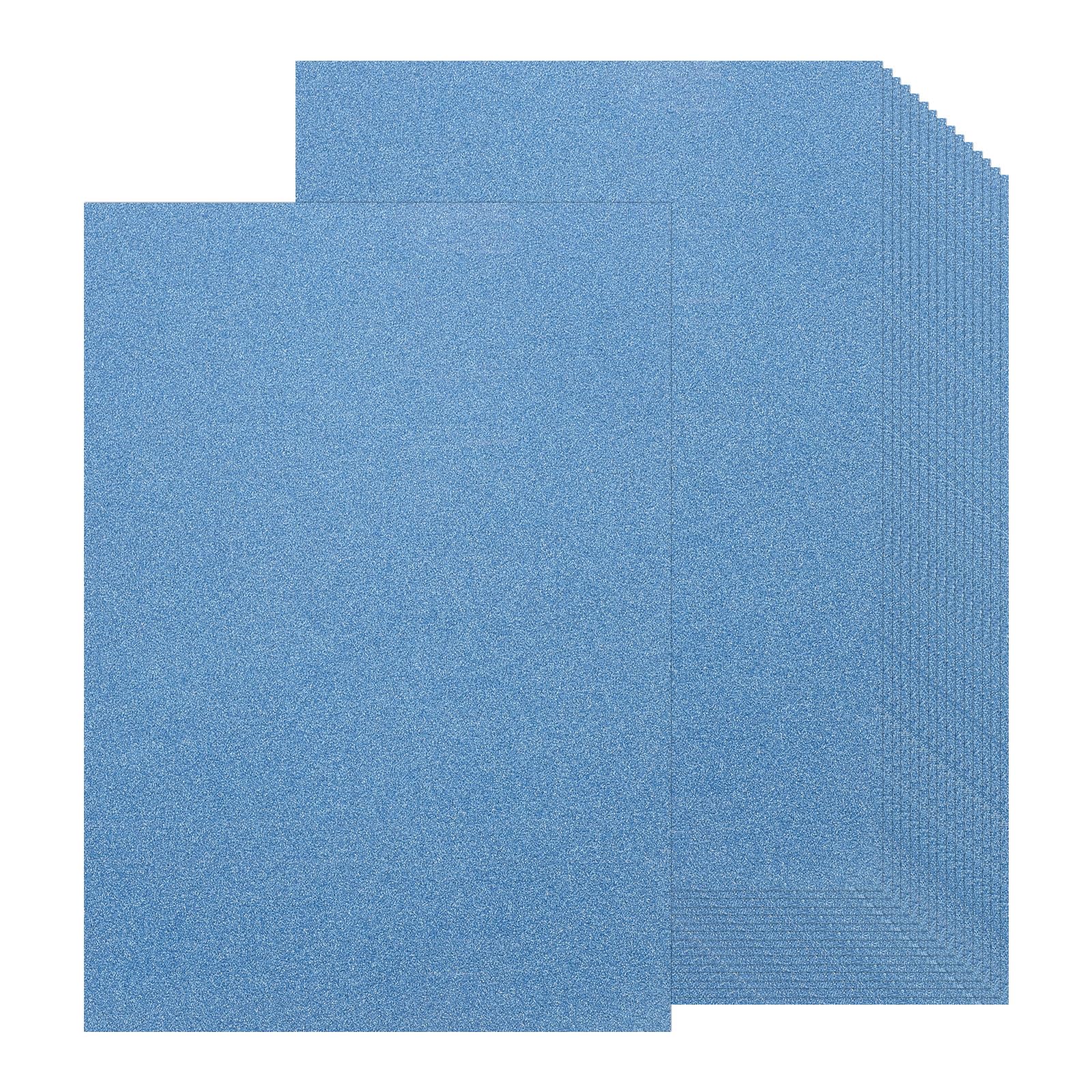 sourcing map Glitter Cardstock,20 Sheets Sparkling Paper Self-Adhesive ...