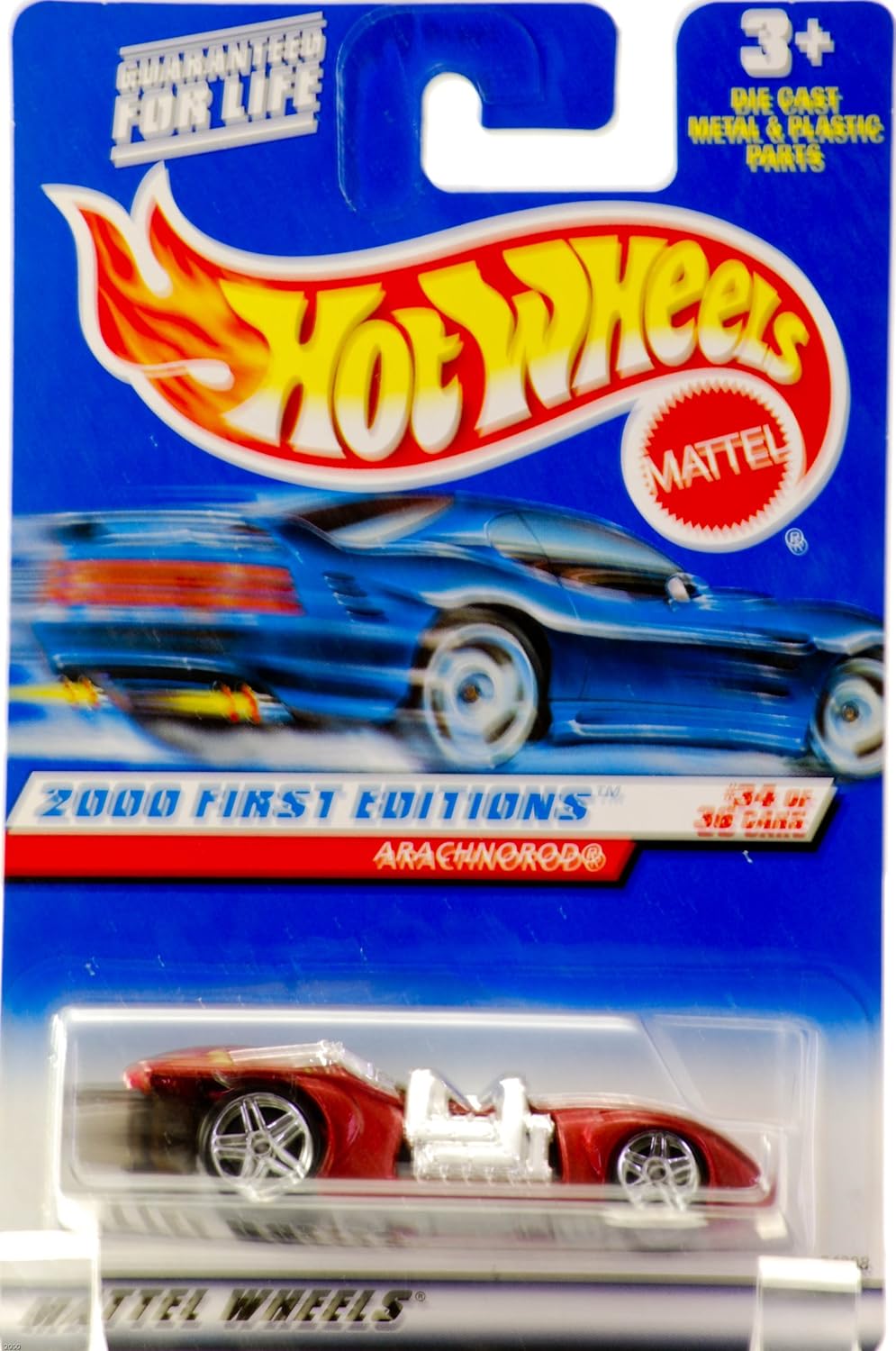 Amazon.com: Hot Wheels 2000 FIRST EDITIONS - 34/36 ARACHNOROD - RED W ...