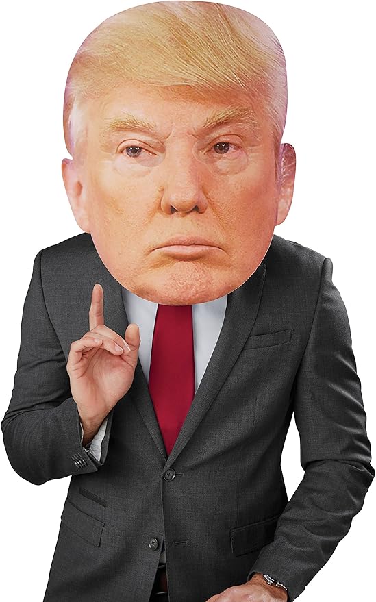 Amazon.com: Bobble Hedz Donald Trump Mask : Toys & Games