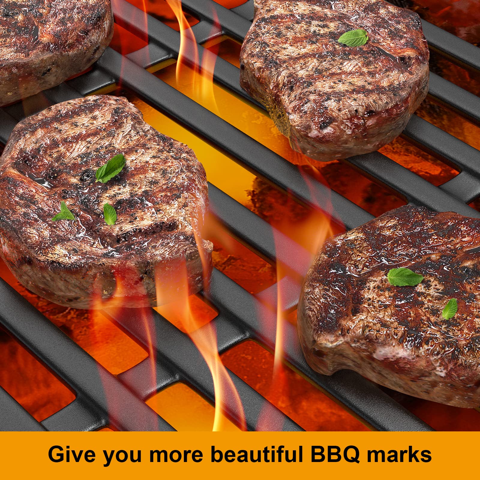 7638 Cast Iron Cooking Grid Grate for Weber Spirit E-310 E-320 S-310 ...