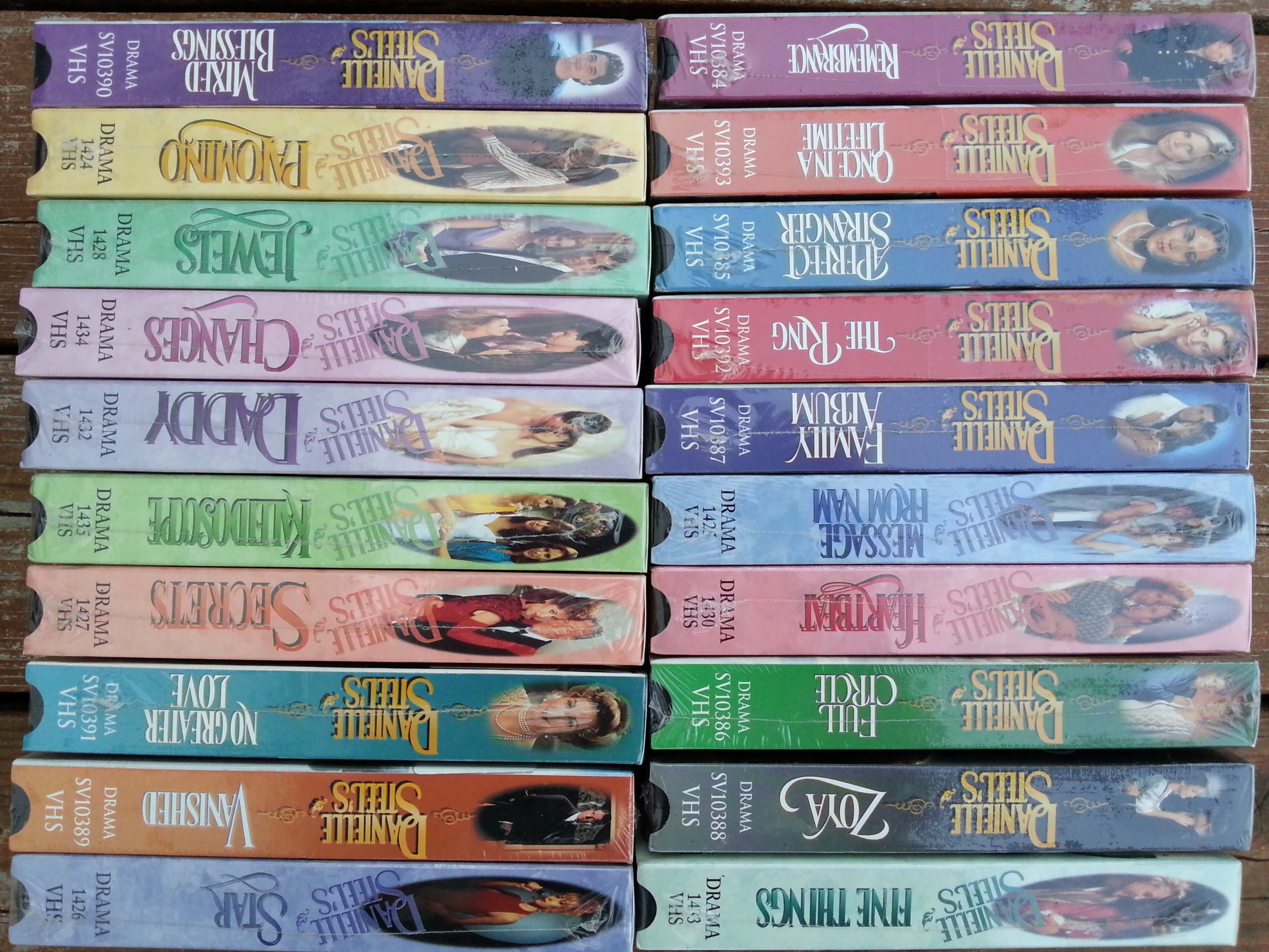 Buy 20 Danielle Steel Vhs- Full Circle, Heartbeat, Daddy, Rembrance ...