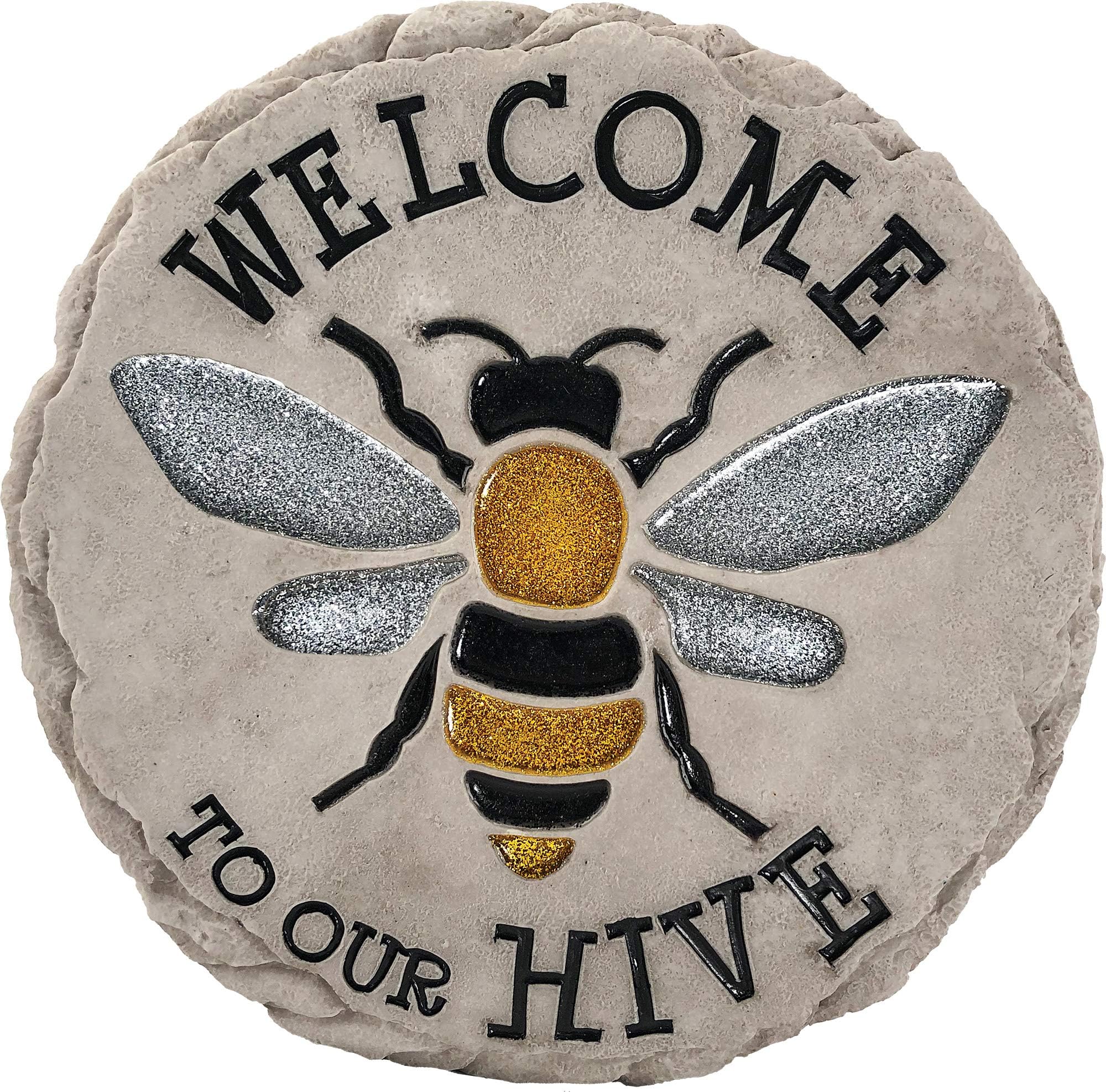 Amazon.com: Ladybug Stepping Stones for Gardens and Outdoor Flower Beds ...