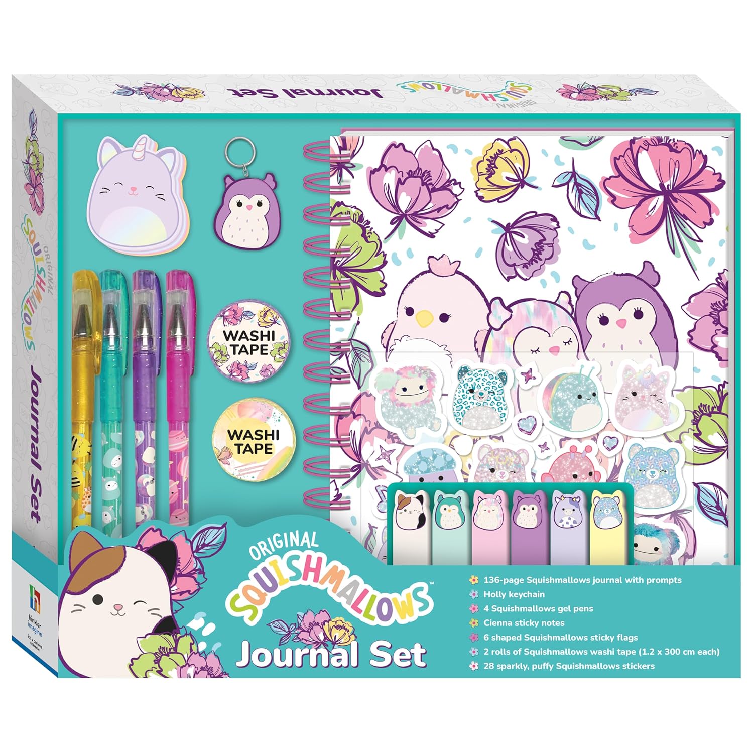 Squishmallows Journal Kit: Hinkler Pty Ltd: 9781488915017: Amazon.com ...