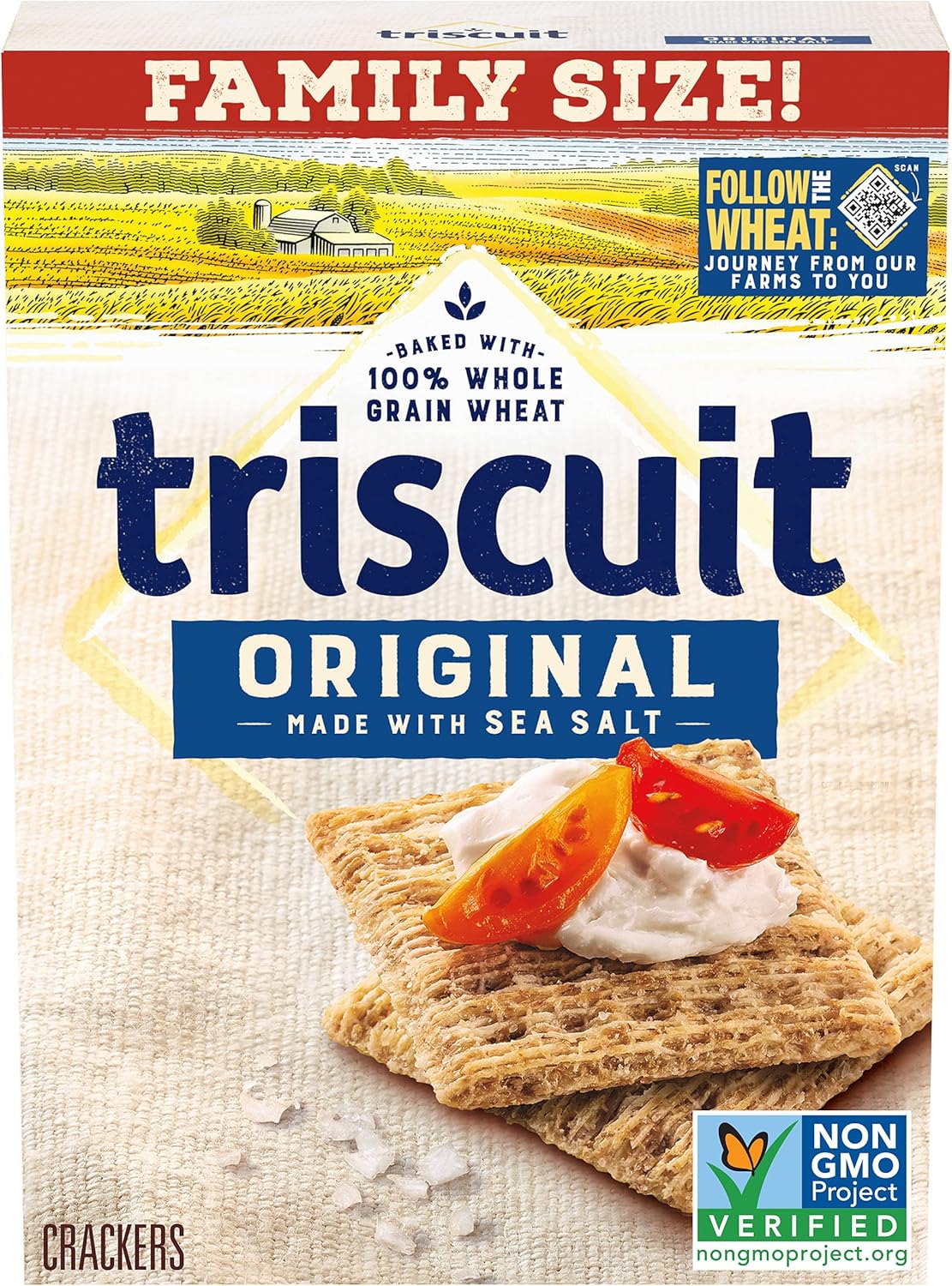 Nabisco Triscuit Original Crackers Family Size, 12.5 Oz. : Amazon.co.uk ...