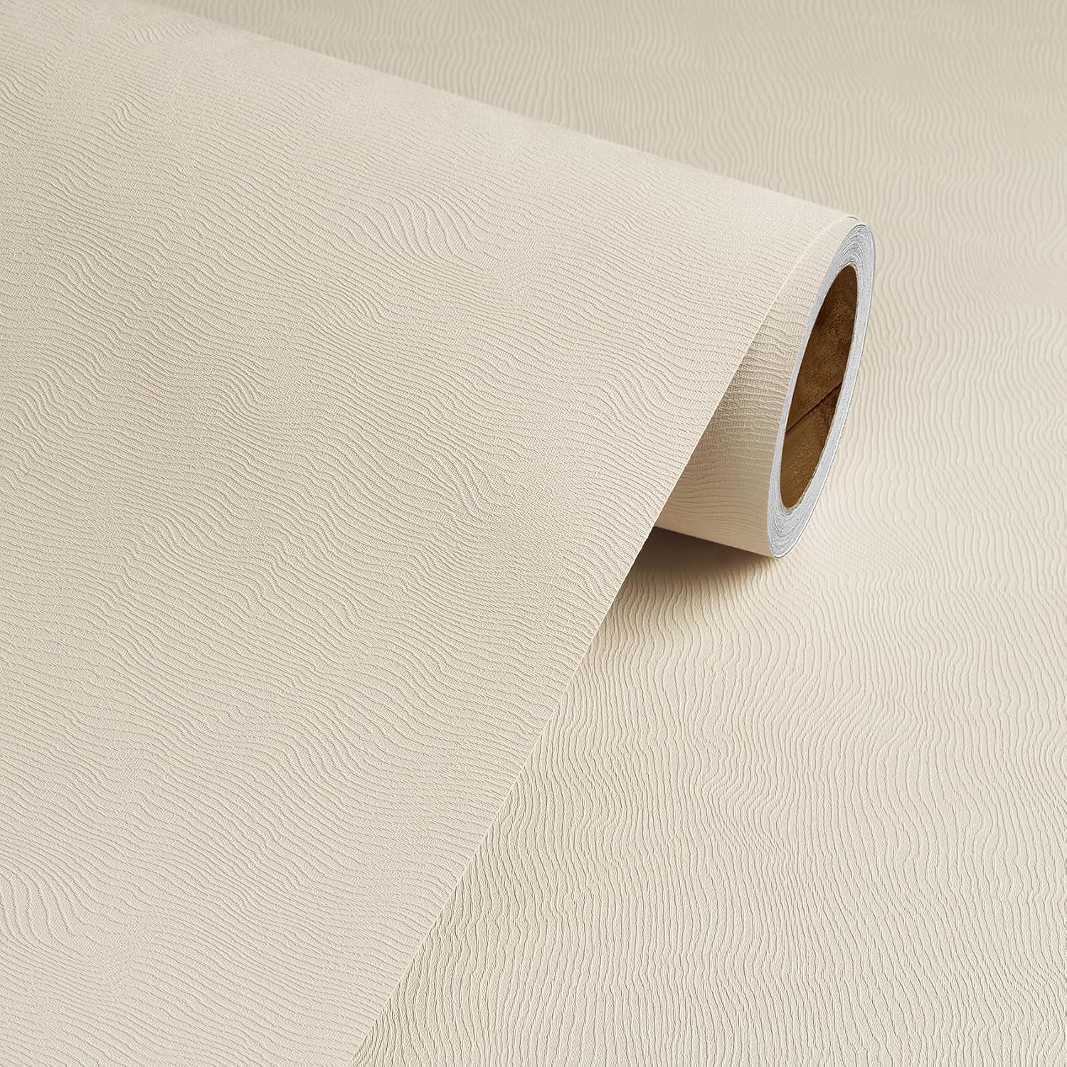 Livelynine Beige Wallpaper for Living Room Textured Self Adhesive ...