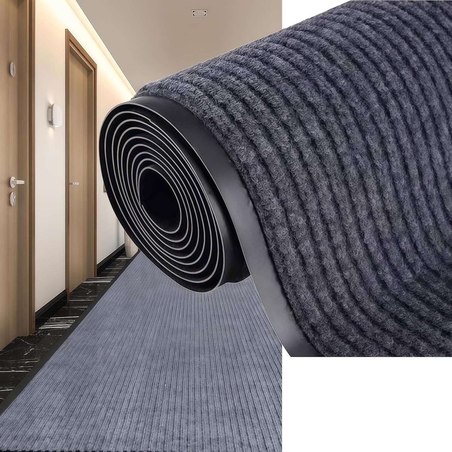 BBTEQEKN 3x10Ft Commercial Runner Rug, Heavy Duty Hallway Carpet Runner ...