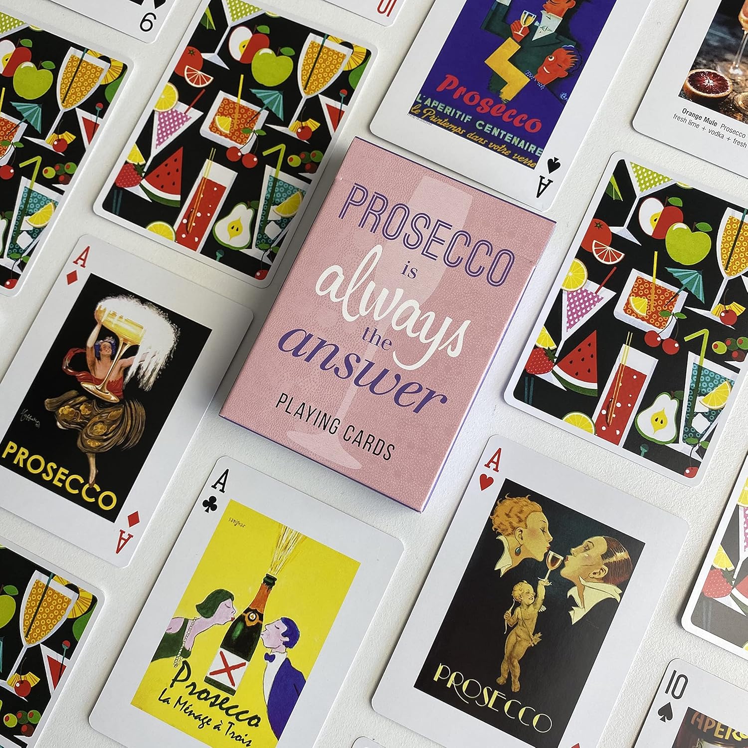 Prosecco Single Deck Playing Cards from Piatnik | Card Game | Pack of ...