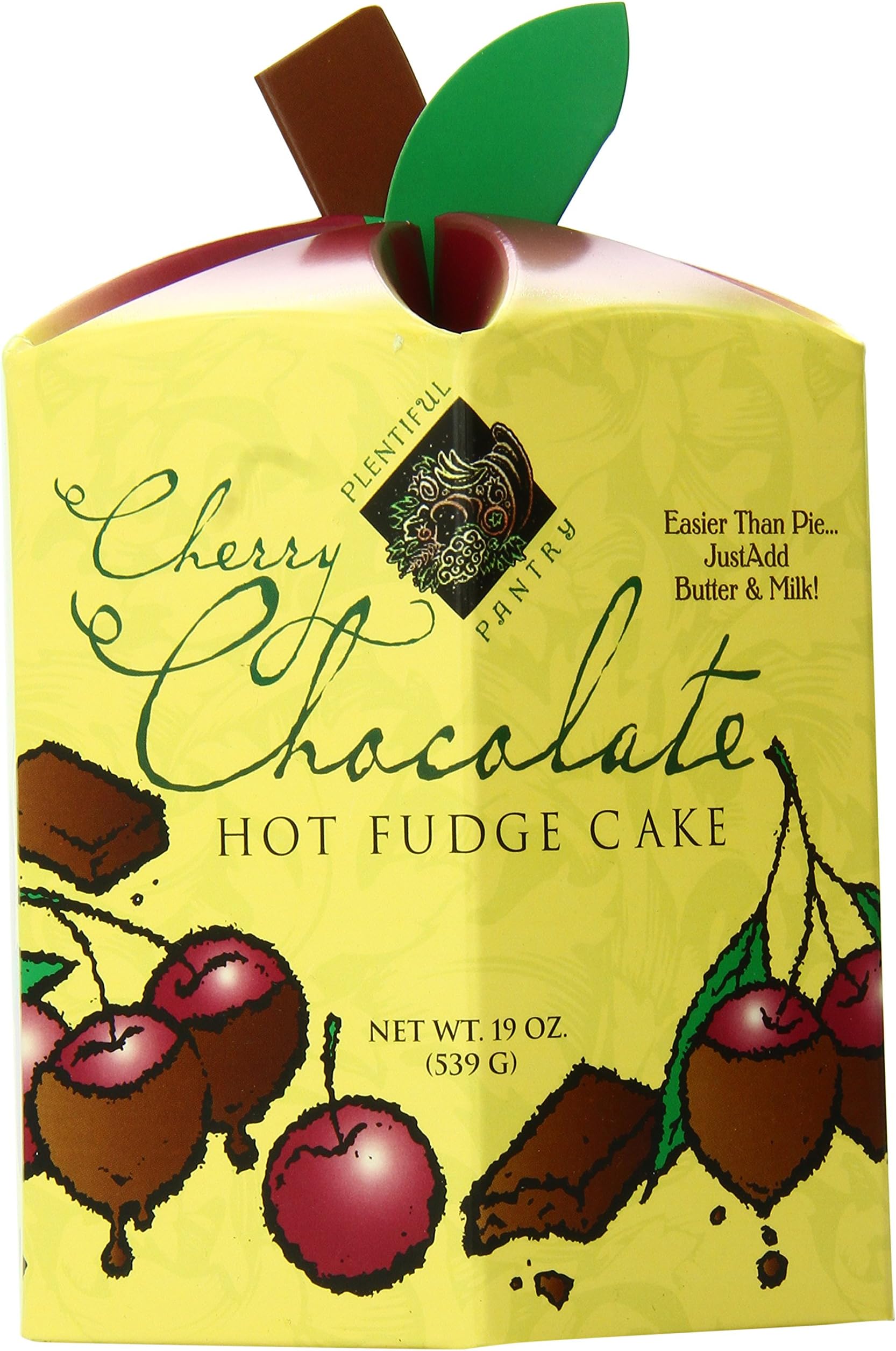 Amazon.com : Plentiful Pantry Cherry Chocolate Hot Fudge Cake Mix, 19 ...
