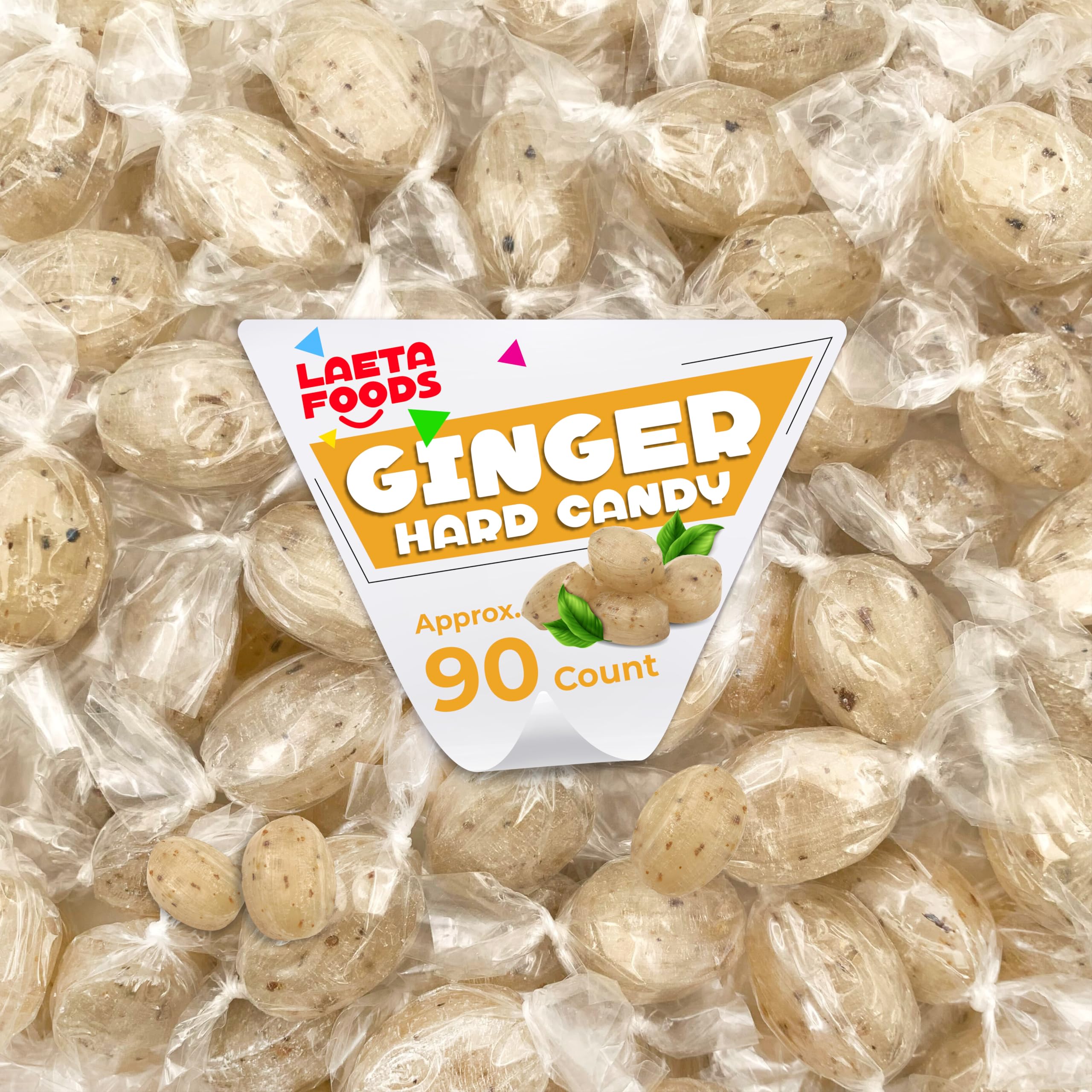 Amazon.com : Ginger Hard Candy, Old-Fashioned Individually Wrapped ...