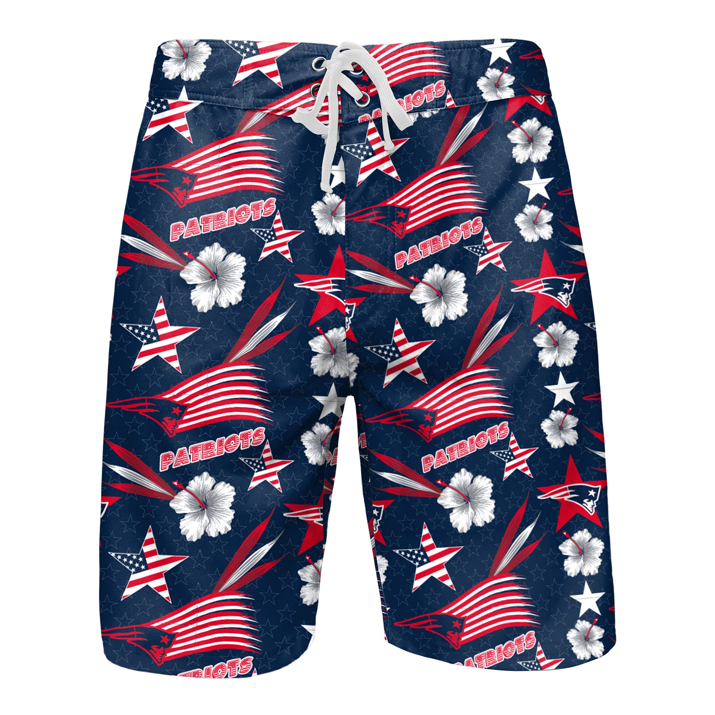 Snapklik.com : New England Patriots NFL Mens Americana Boardshorts