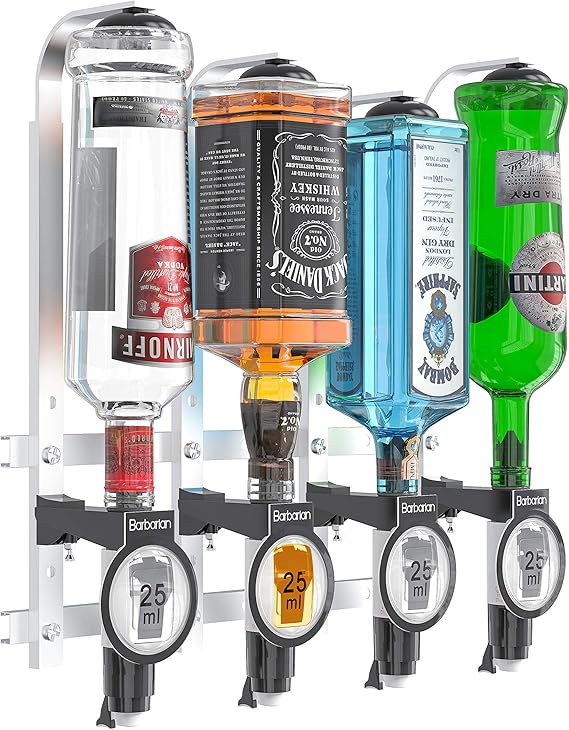 Barbarian 4/6 Bottle Optics for Spirits - Bar Butler Shot Measure ...