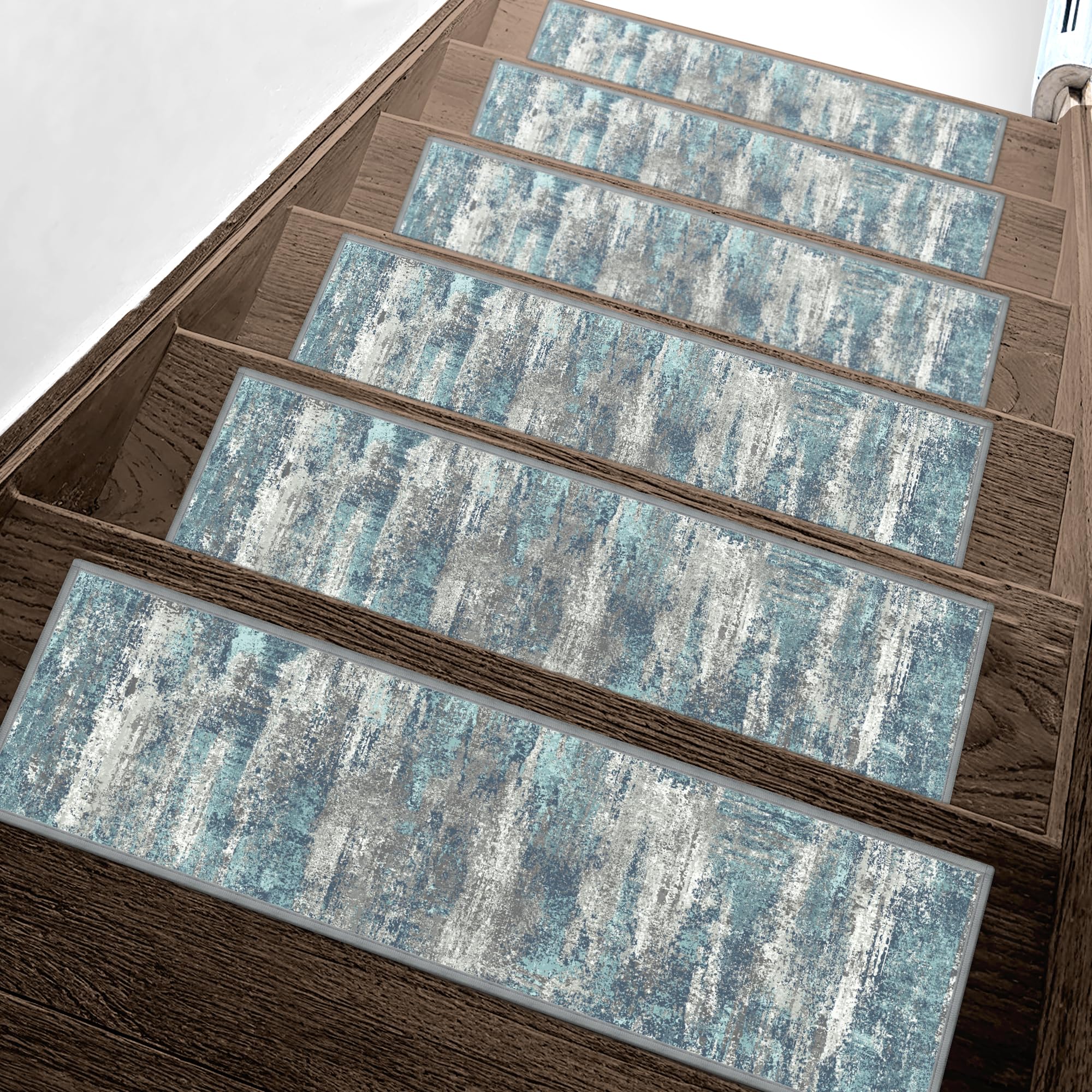 Amazon.com: sarben Carpet Stair Treads Non Slip 4PCS, 8" X 30" Edging ...