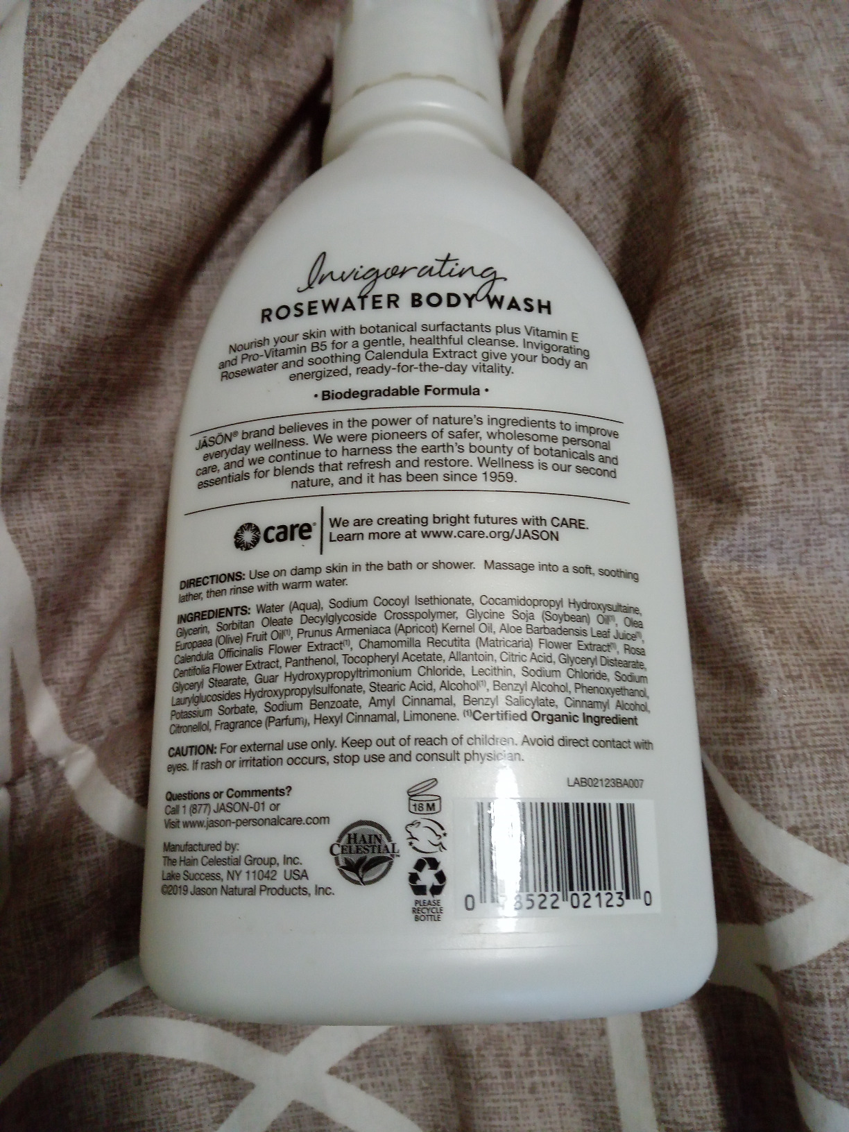 Amazon.com : Jason Shower Body Wash, Rosewater, 30 Fl Oz (Pack of 2 ...