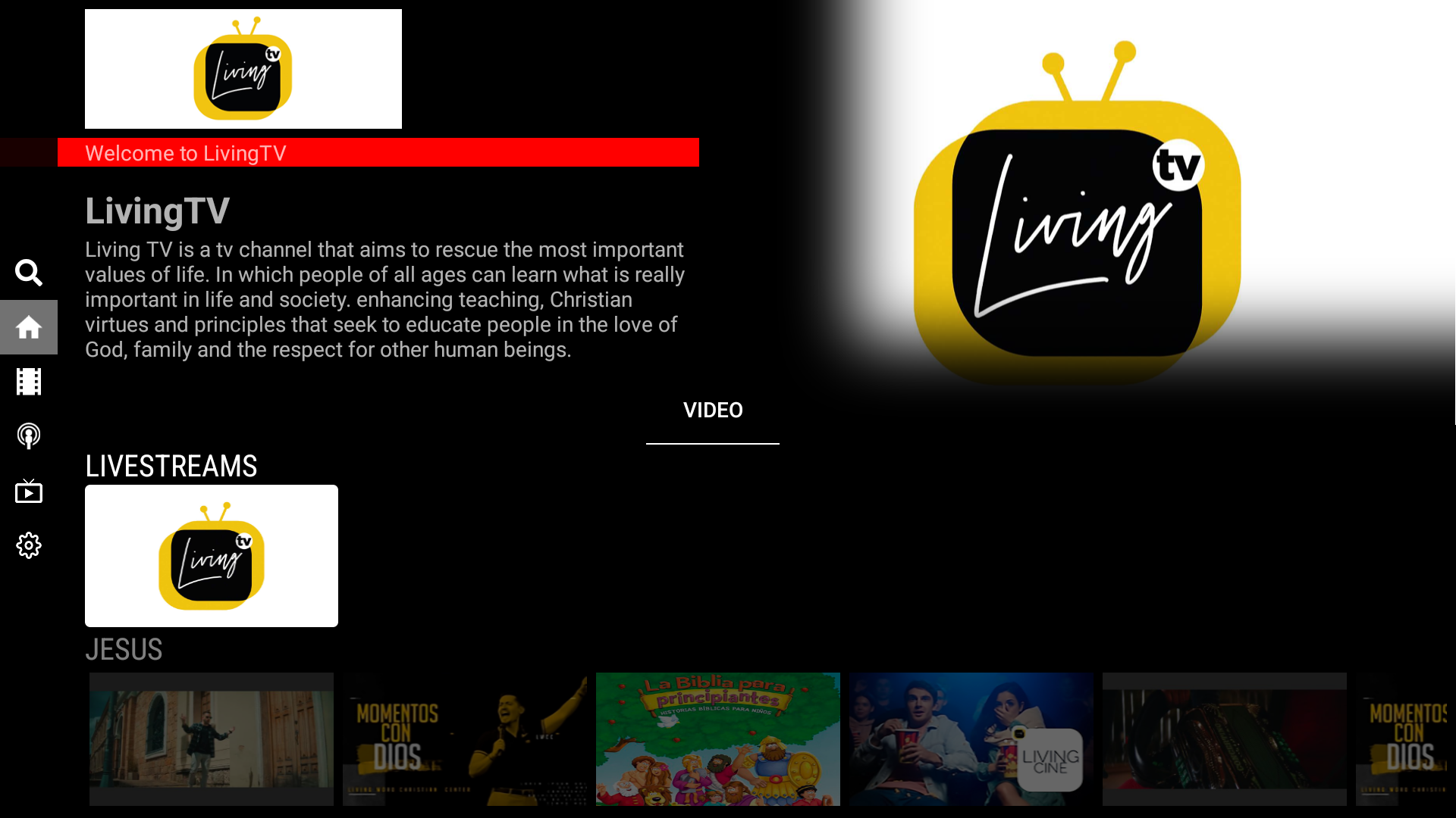 Living TV - App on Amazon Appstore